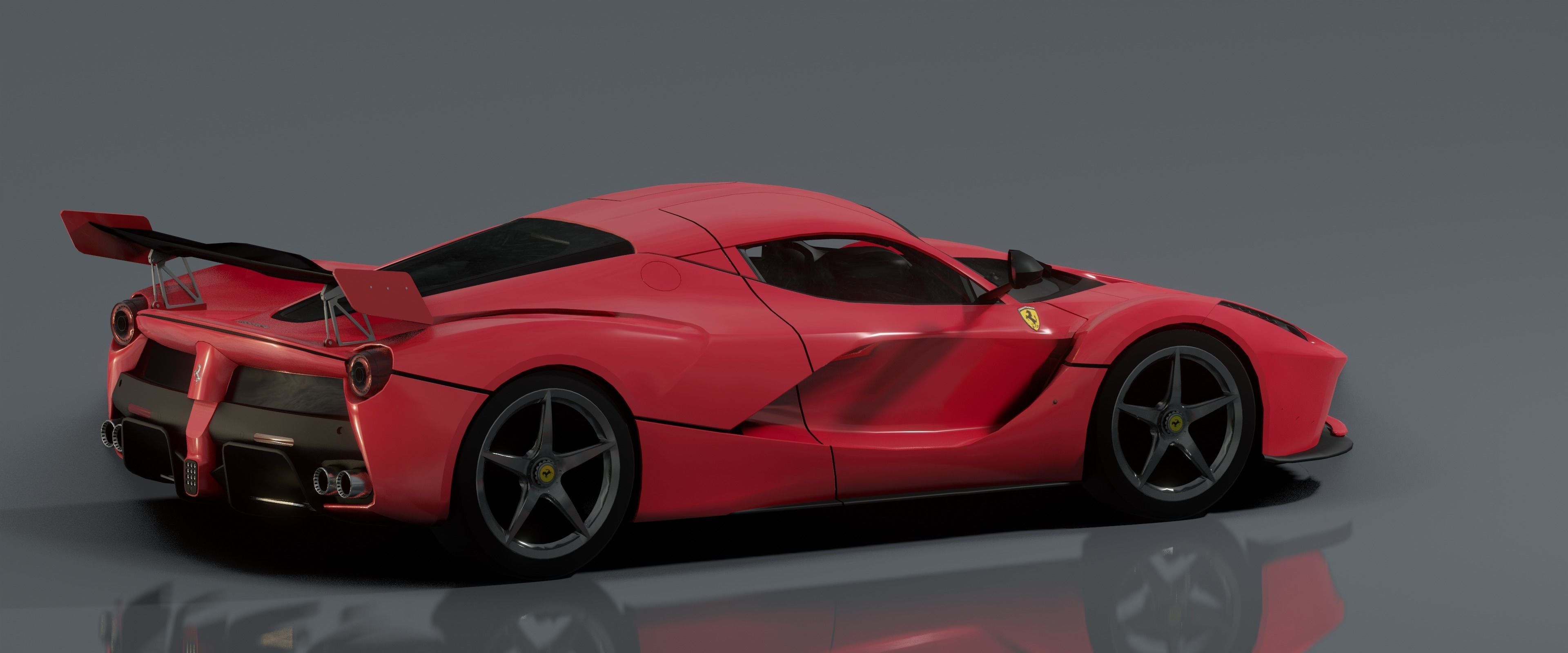 3D model Ferrari LaFerrari - Photorealistic VR / AR / low-poly | CGTrader