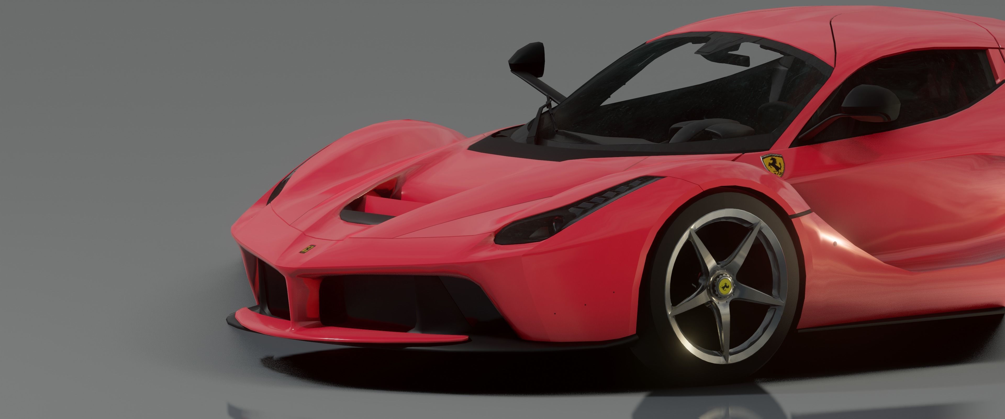 3D model Ferrari LaFerrari - Photorealistic VR / AR / low-poly | CGTrader