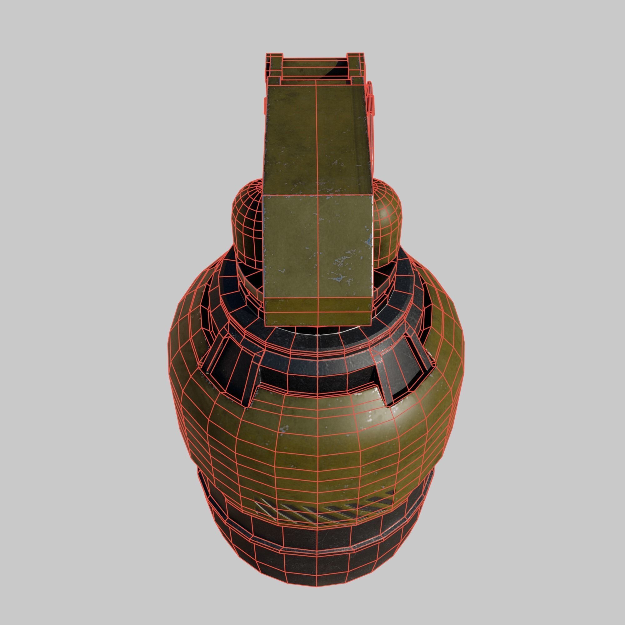 3D model Futuristic grenade concept VR / AR / low-poly | CGTrader