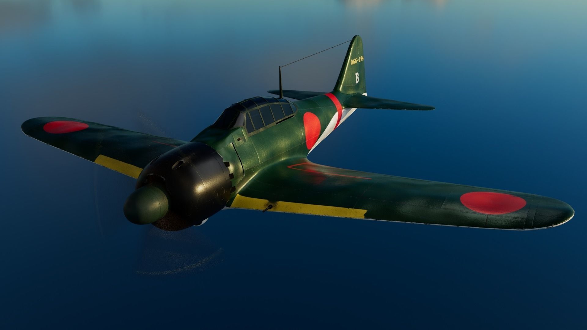 A6M5 Zero fighter 3d model 3D model | CGTrader