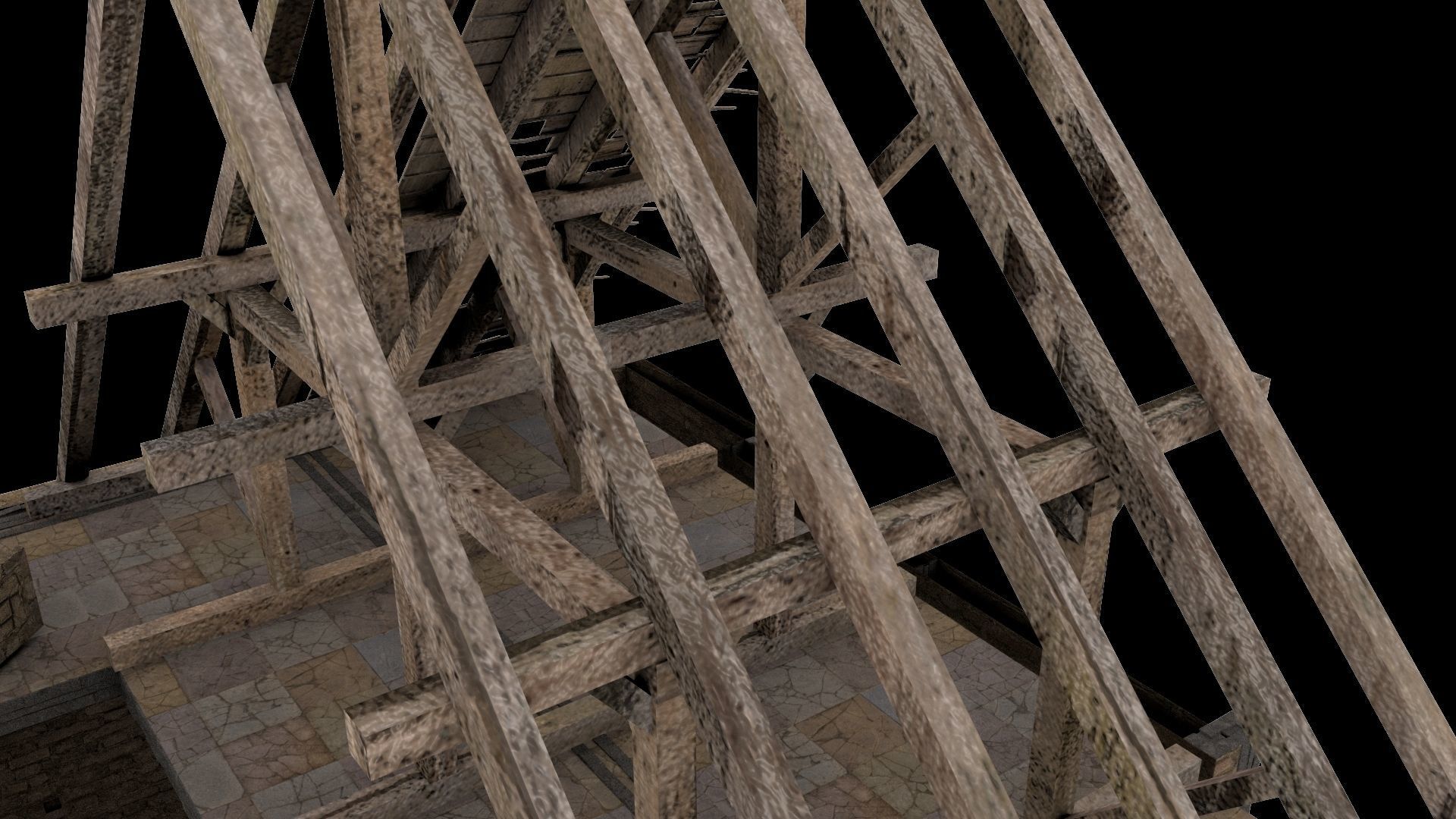 Realistic Ruined Building 3D model | CGTrader