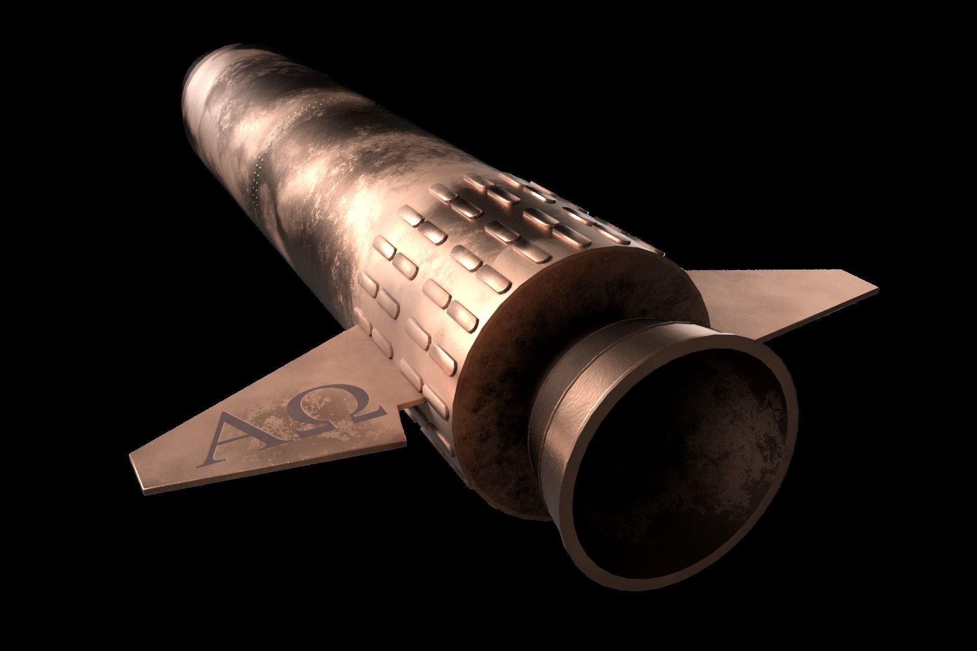 Alpha-Omega Bomb 3D model | CGTrader