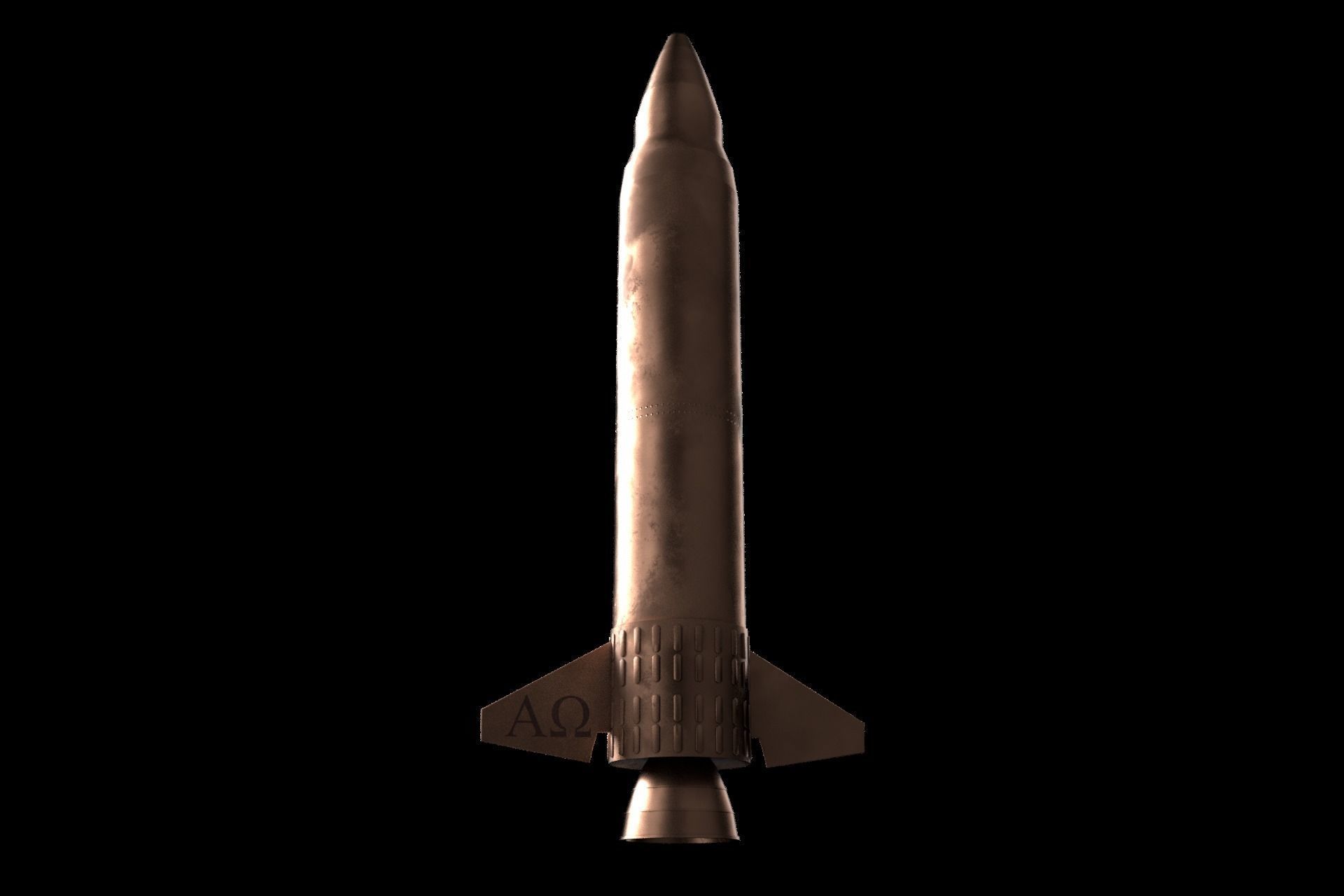 Alpha-Omega Bomb 3D model | CGTrader