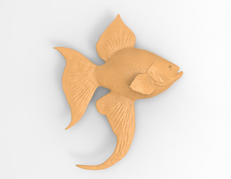 Tropical fish 3D print model 3D model 3D printable | CGTrader