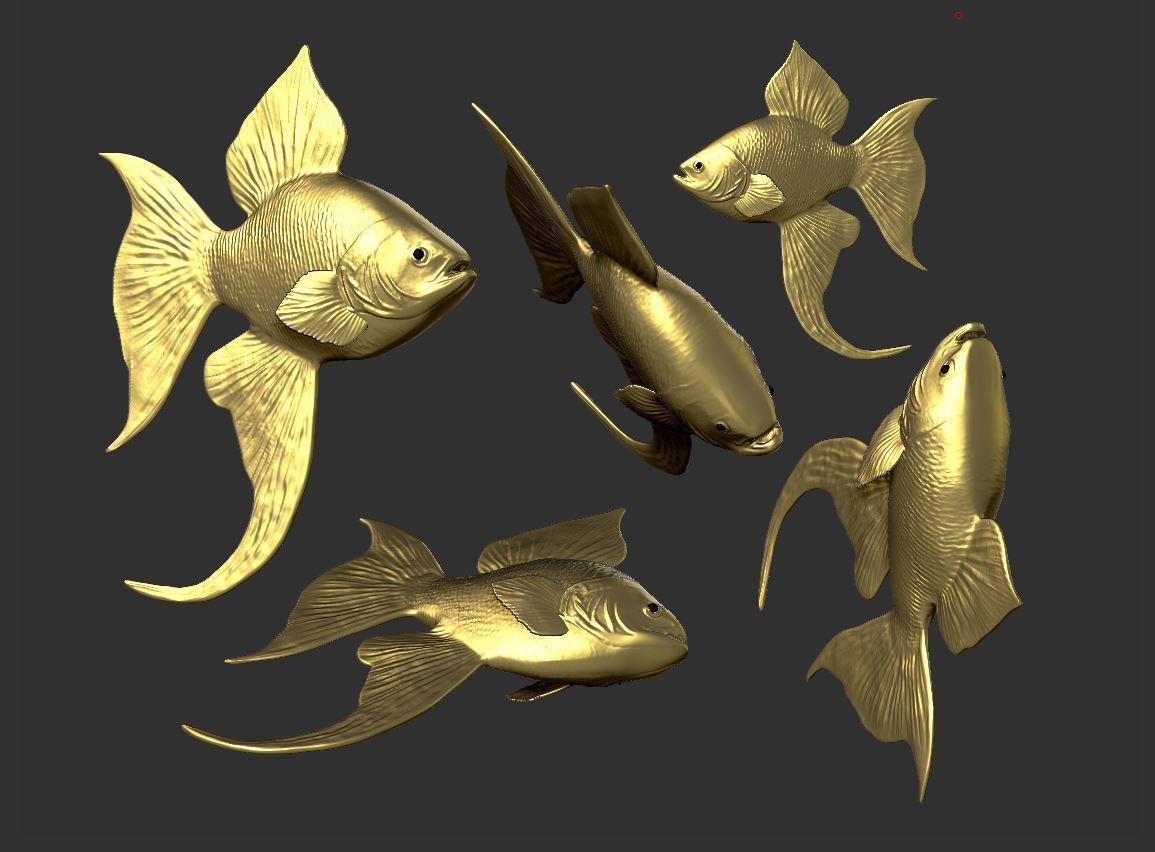 Tropical fish 3D print model 3D model 3D printable | CGTrader
