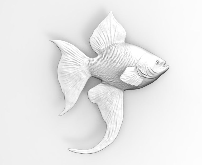 Tropical fish 3D print model 3D model 3D printable | CGTrader