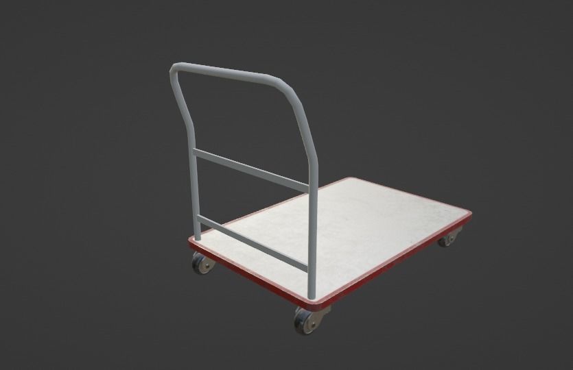 3D model Platform Truck Trolley VR / AR / low-poly | CGTrader