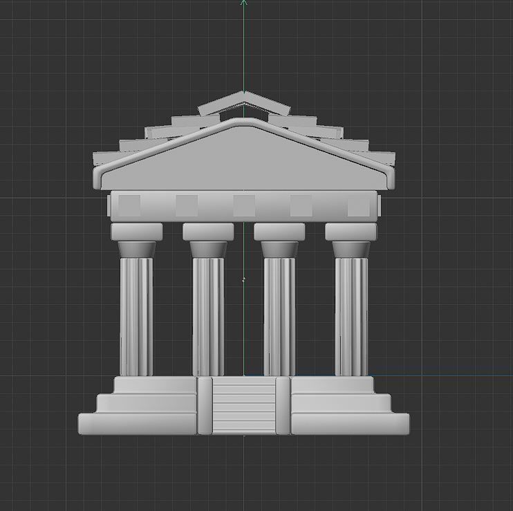 3D model Parthenon Diorama VR / AR / low-poly | CGTrader