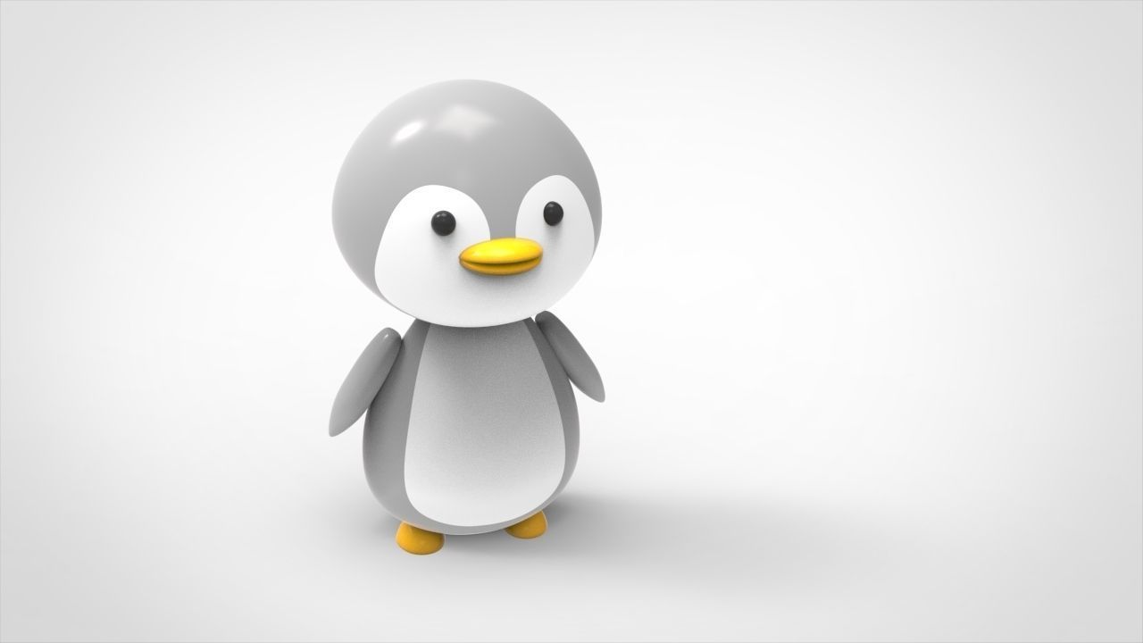 Baby Penguins 3d model - Stl file for 3d printing 3D model | CGTrader