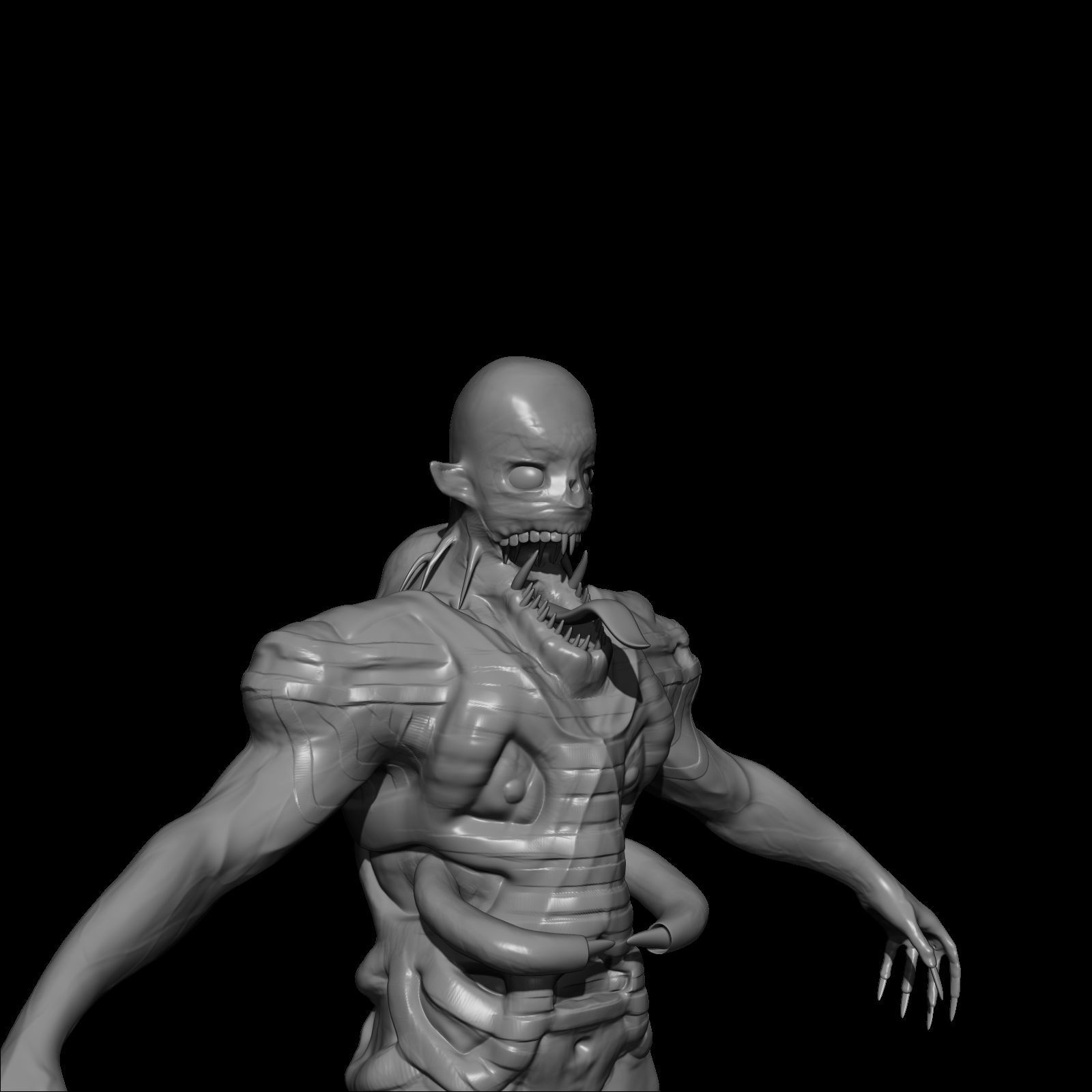 Zombies transformed from humans 3D model | CGTrader