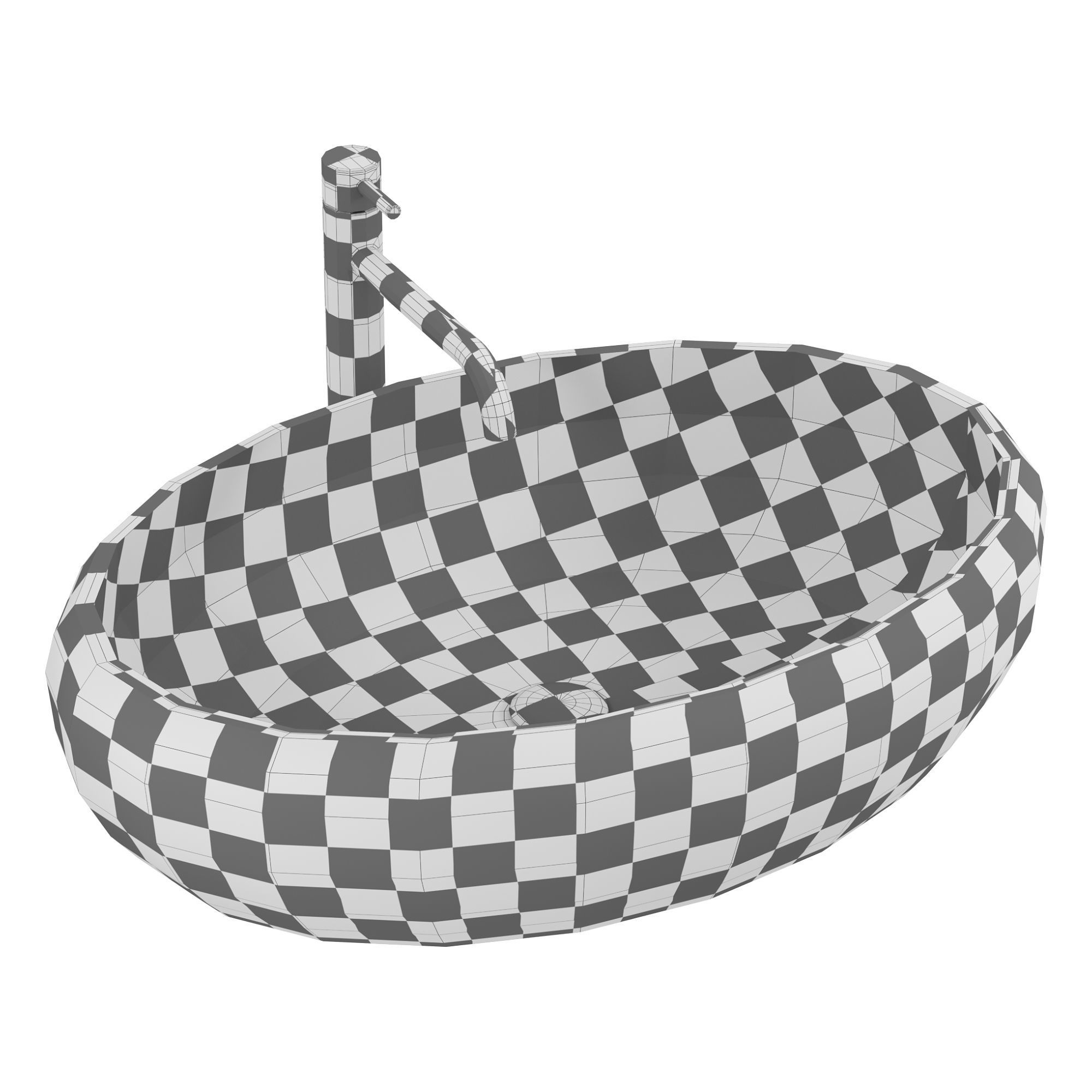 Washbasin REA MERYL BLACK 3D model | CGTrader
