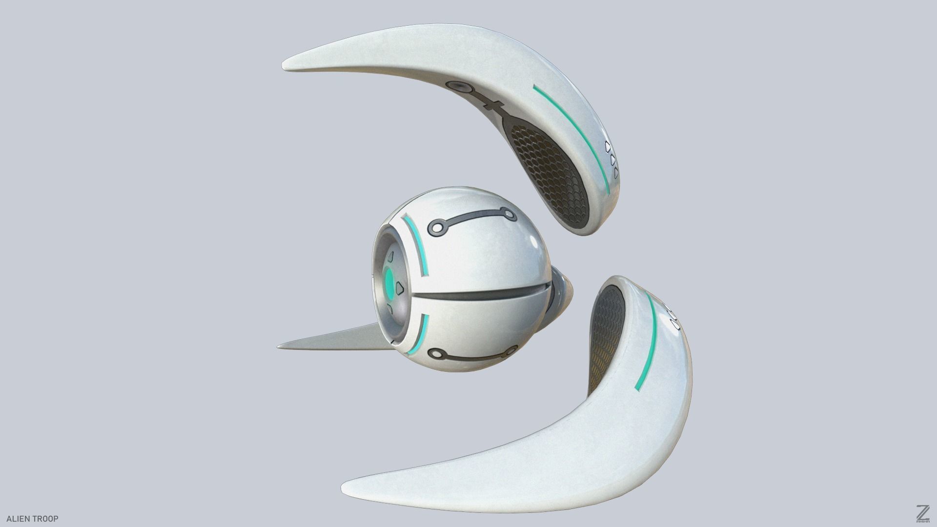 3D model Alien troop VR / AR / low-poly | CGTrader
