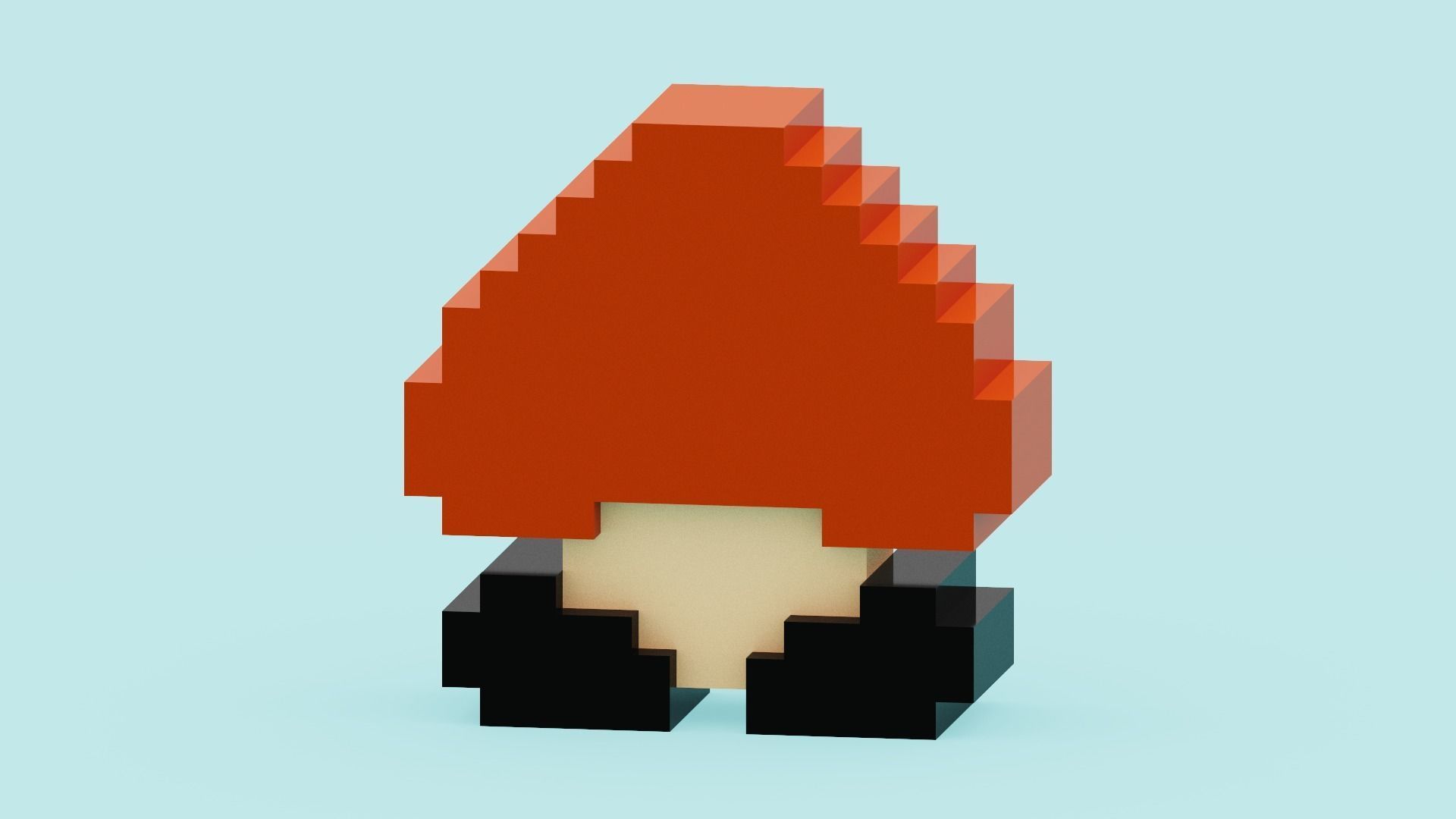 3D model Voxel Goomba VR / AR / low-poly | CGTrader