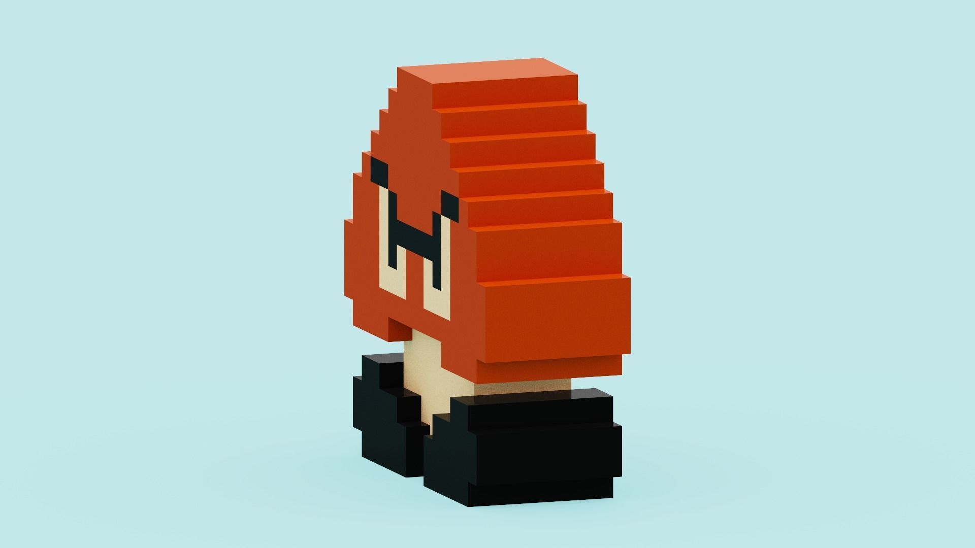 3D model Voxel Goomba VR / AR / low-poly | CGTrader
