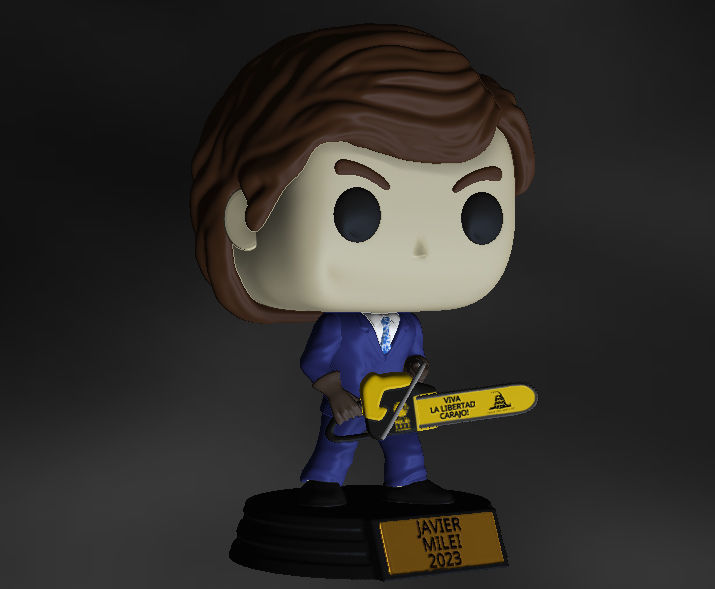 Funko Javier Milei 3D model 3D printable | CGTrader Funko Javier Milei 3D model 3D printable | CGTrader