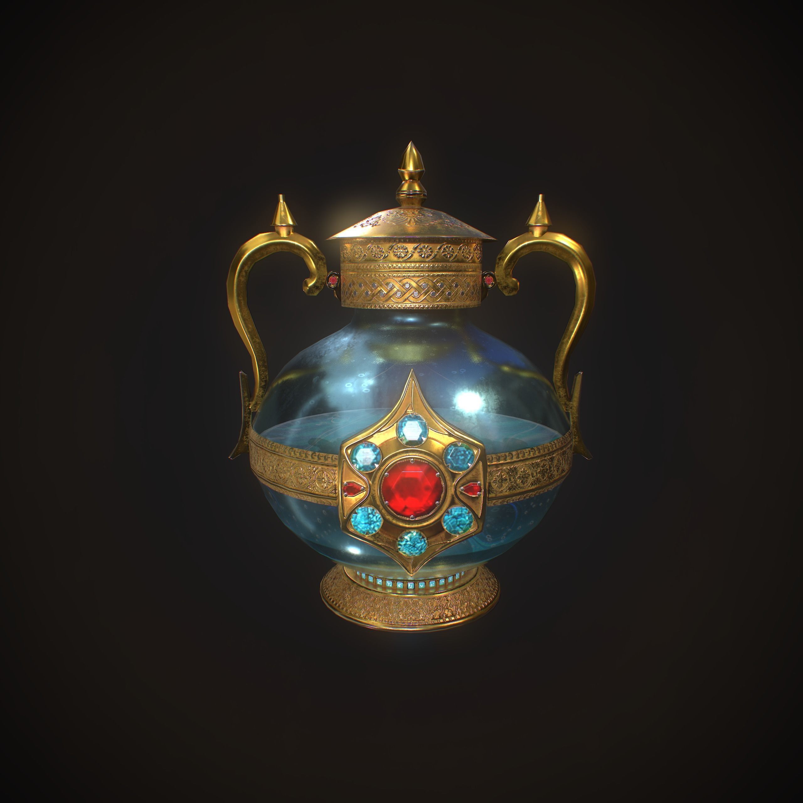 3D model Wizards magic potion 1 07 VR / AR / low-poly | CGTrader