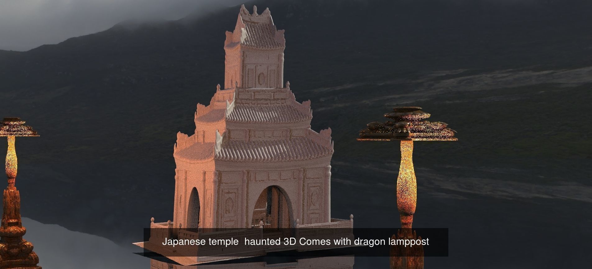 Dragon Architecture 3D Collection VR / AR / low-poly | CGTrader