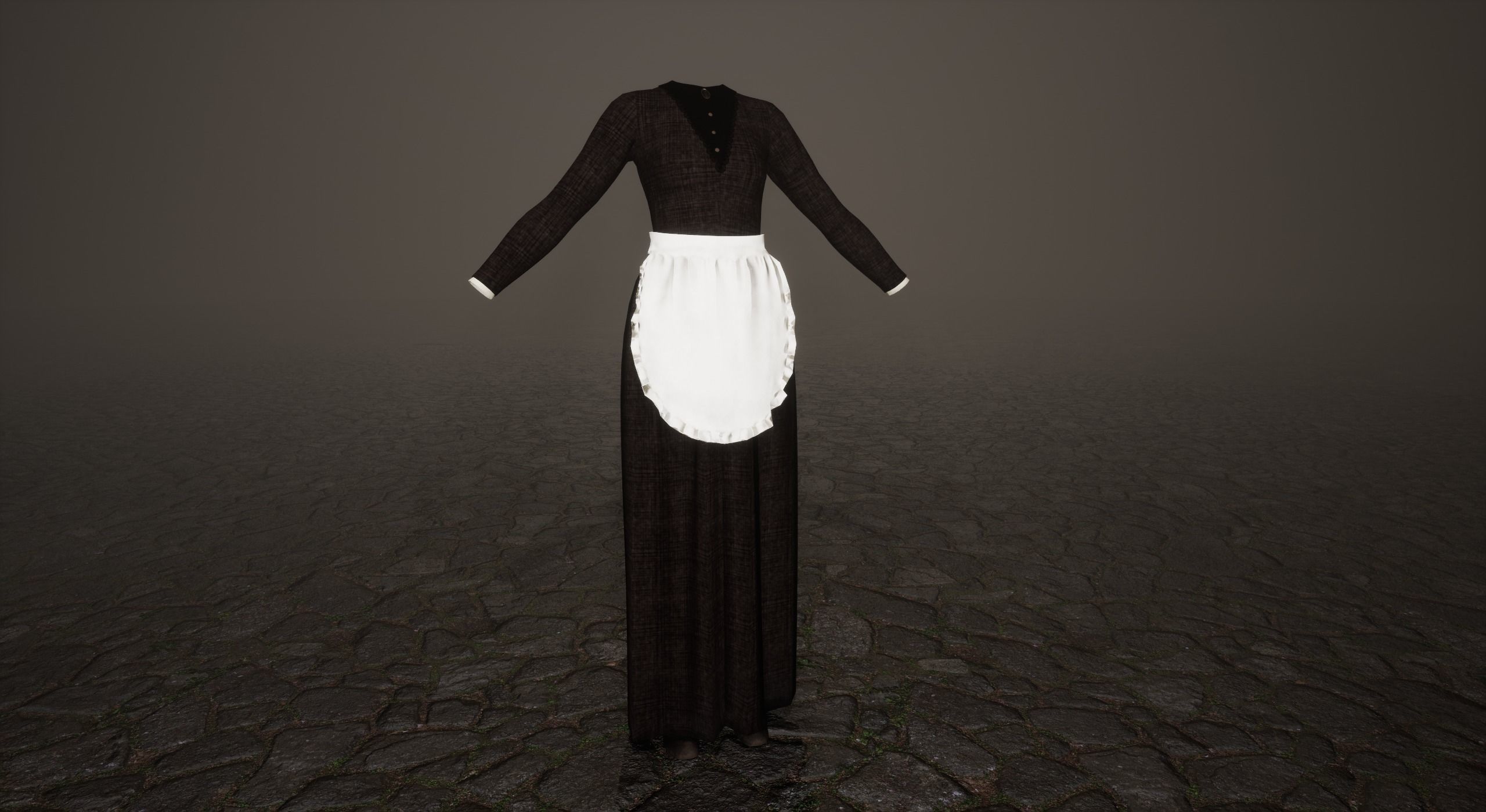 3D model Victorian Maids VR / AR / low-poly | CGTrader