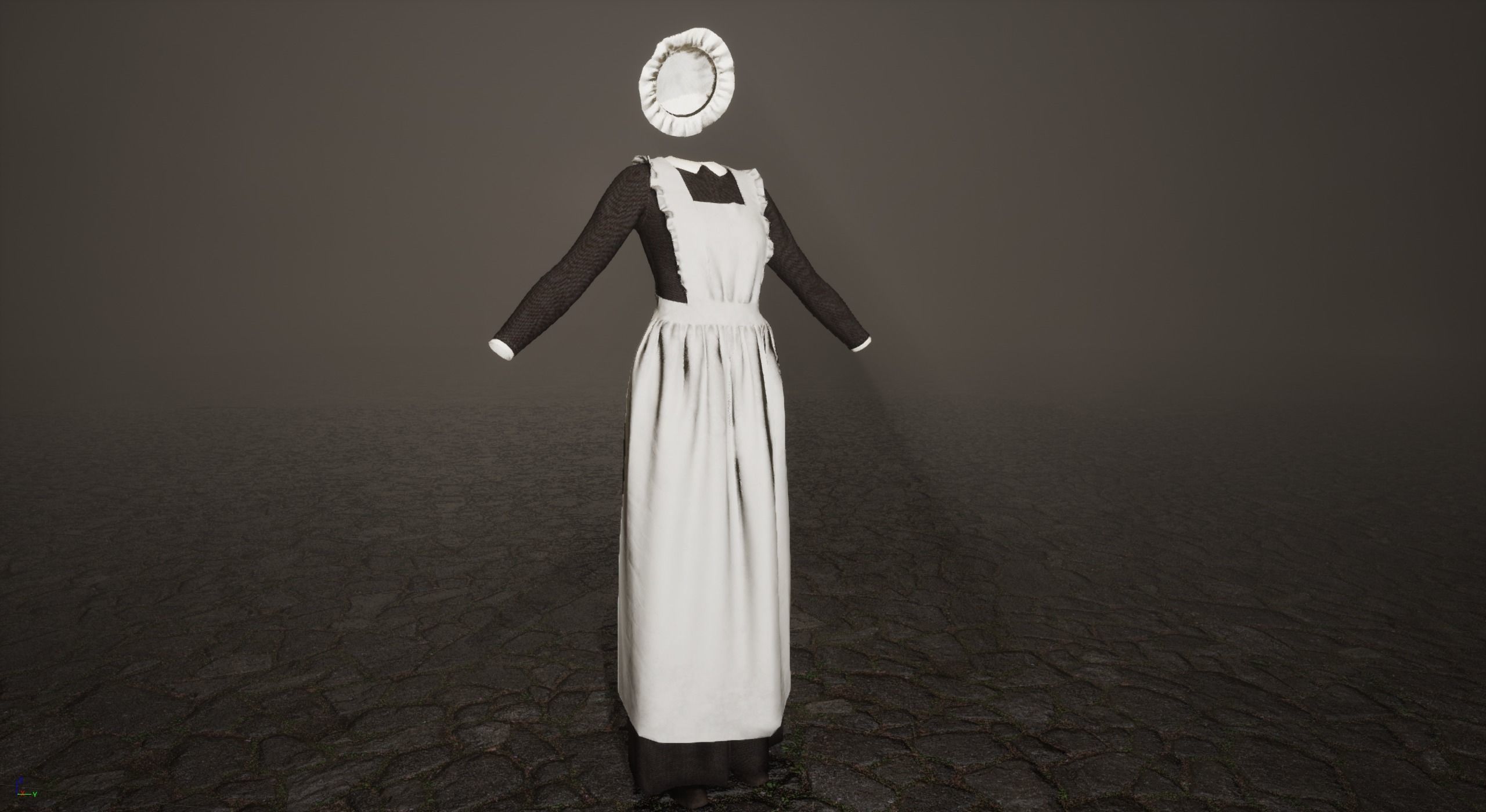 3D model Victorian Maids VR / AR / low-poly | CGTrader