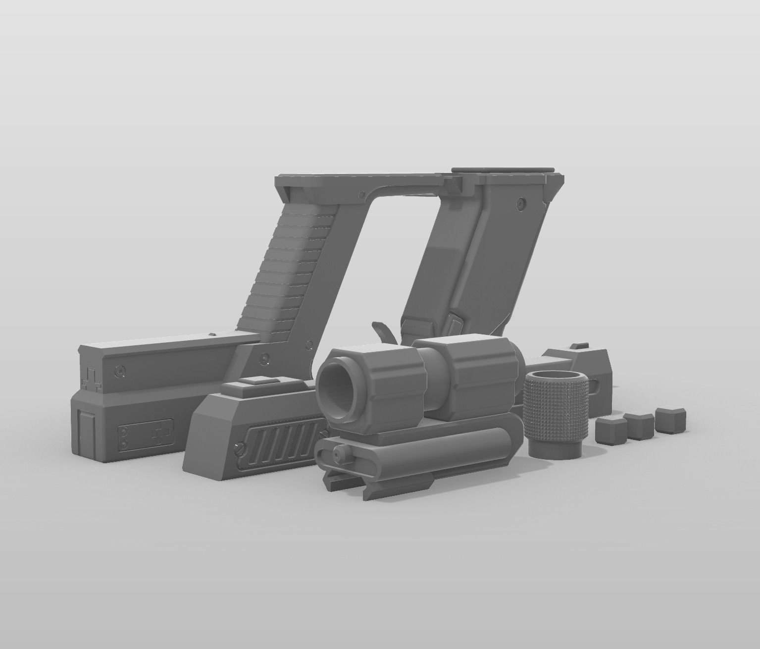 HELLDIVERS 2 - P-2 PEACEMAKER PISTOL - QUALITY 3D PRINT MODEL 3D model ...