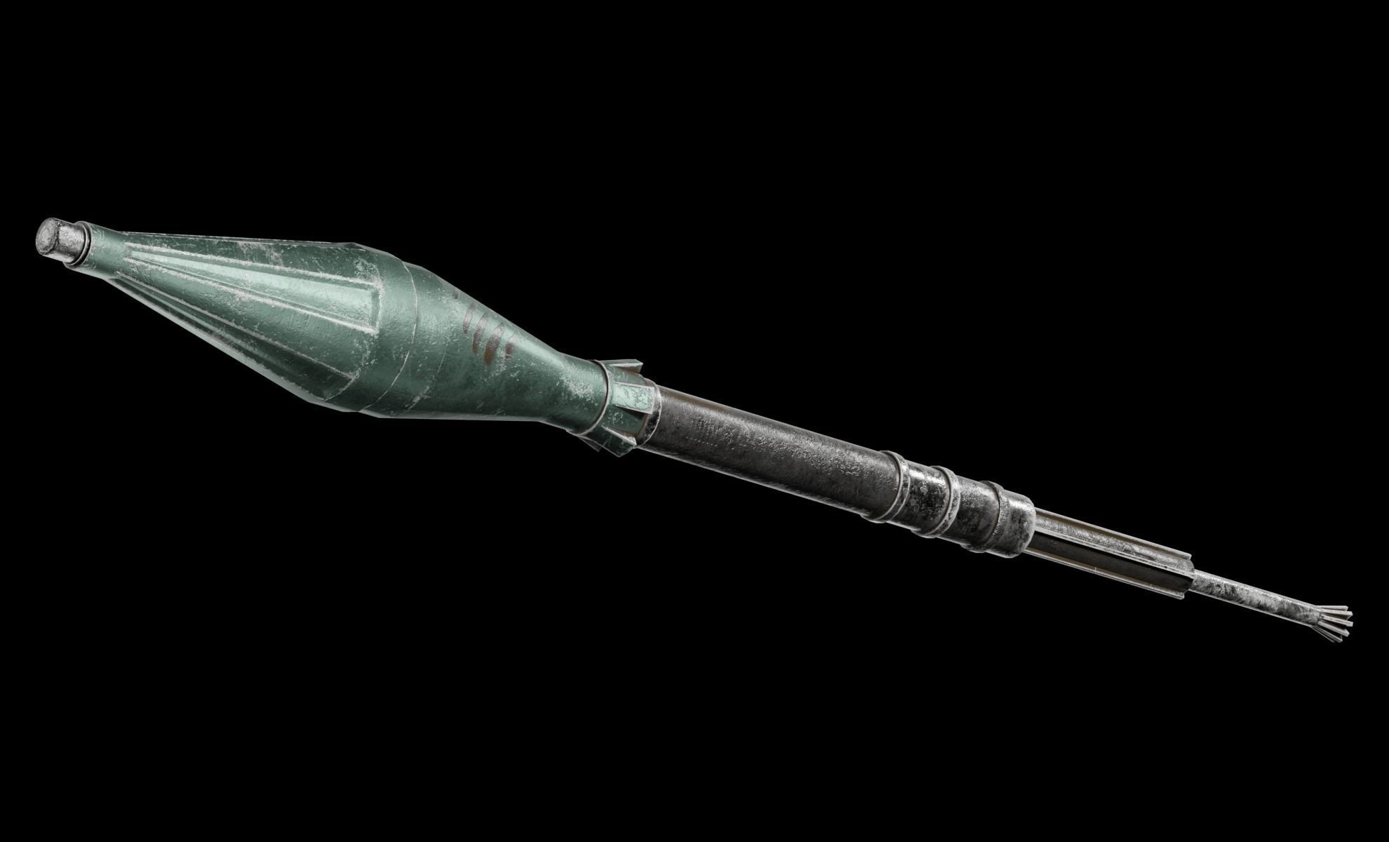 3D model RPG-7 with missiles VR / AR / low-poly | CGTrader