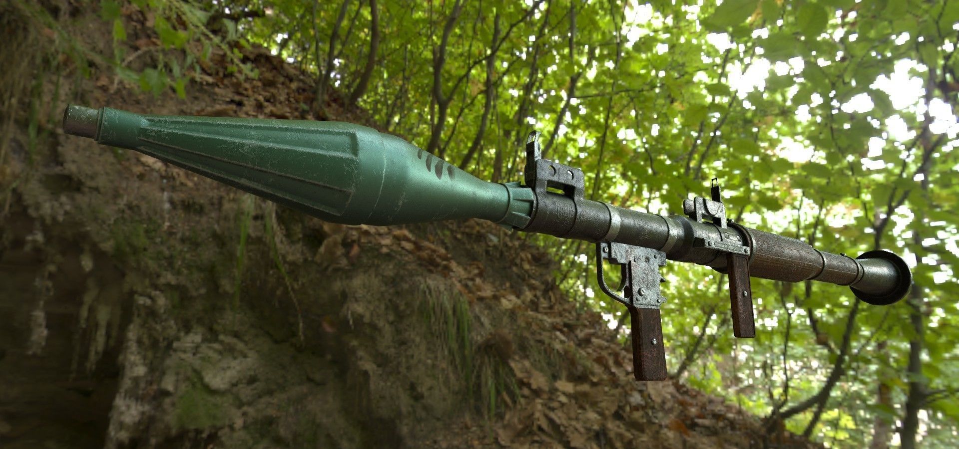 3D model RPG-7 with missiles VR / AR / low-poly | CGTrader
