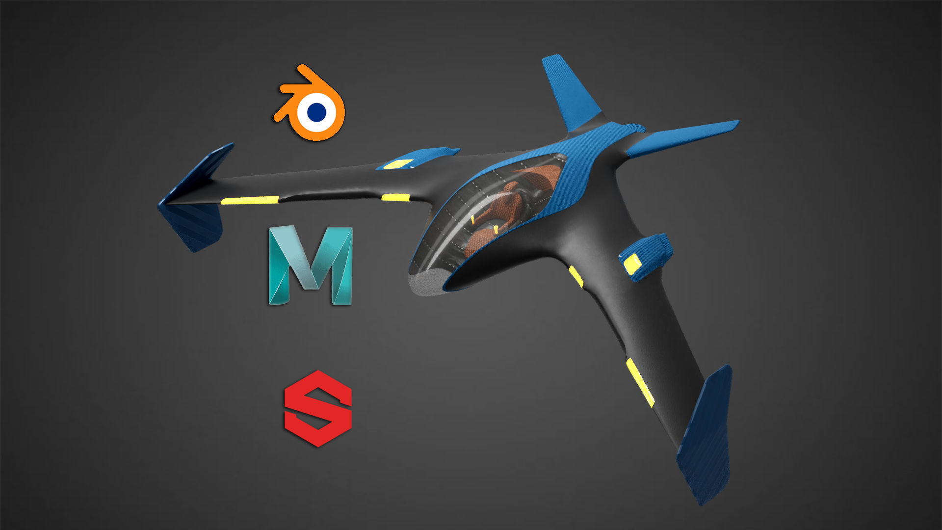 3D model Aero Jet VR / AR / low-poly | CGTrader
