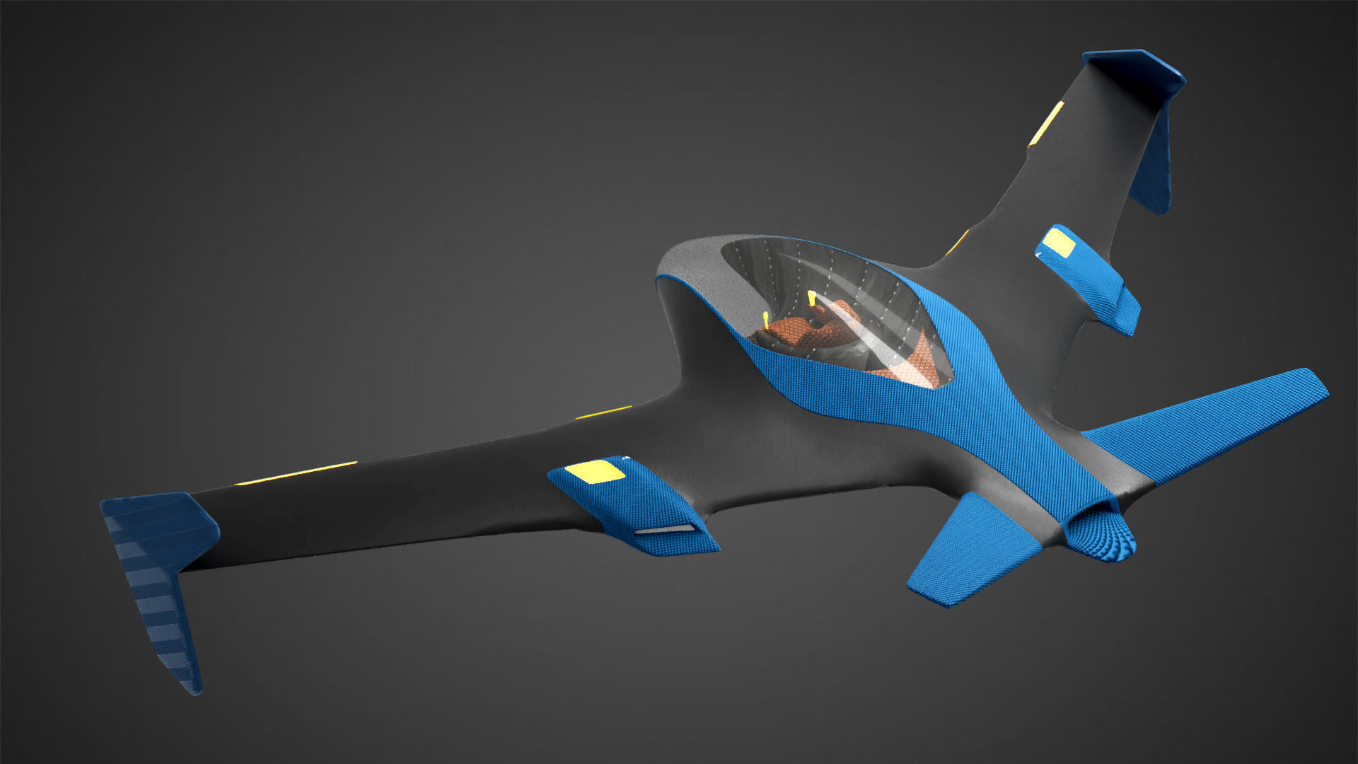 3D model Aero Jet VR / AR / low-poly | CGTrader