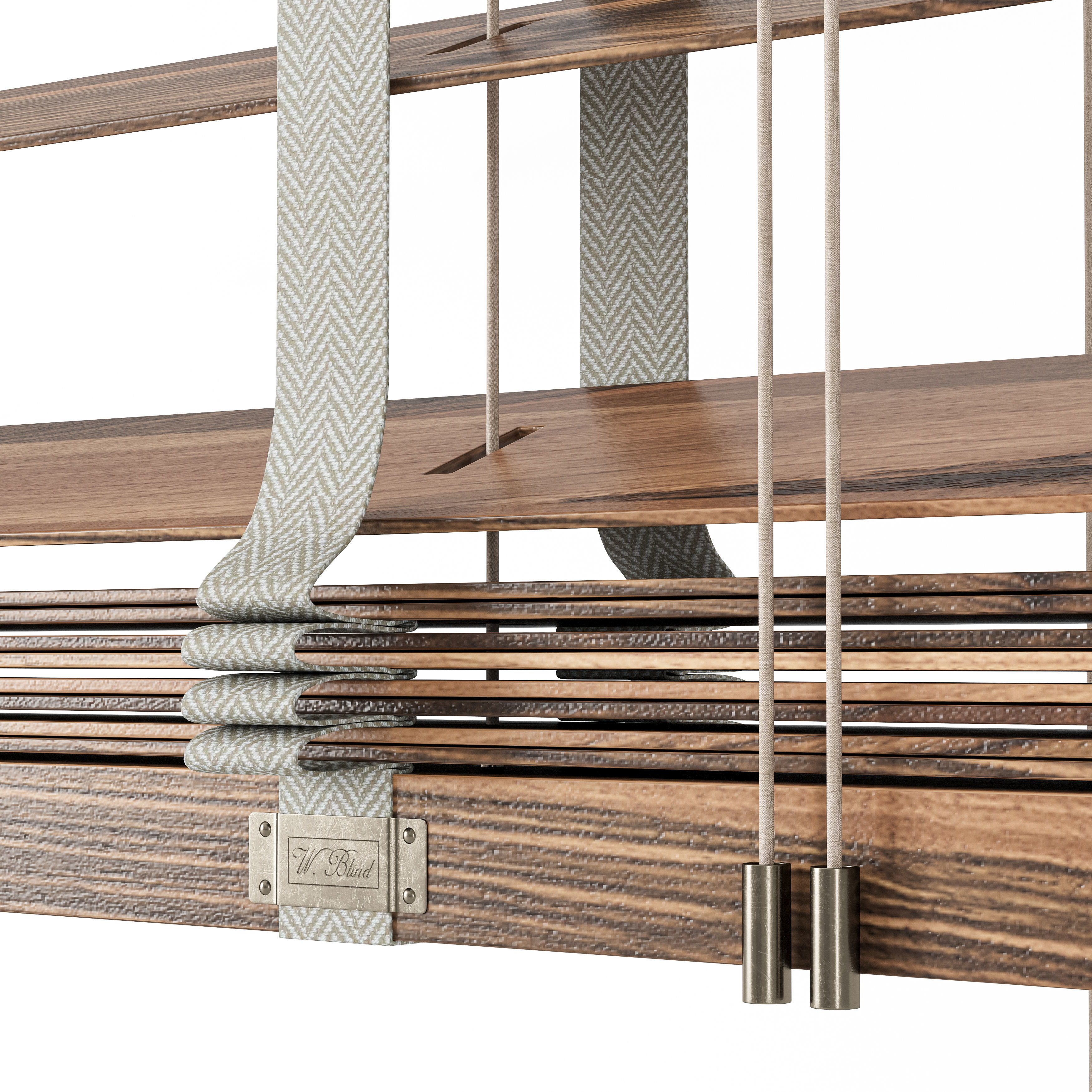 Wooden Blinds Set 08 3D model | CGTrader