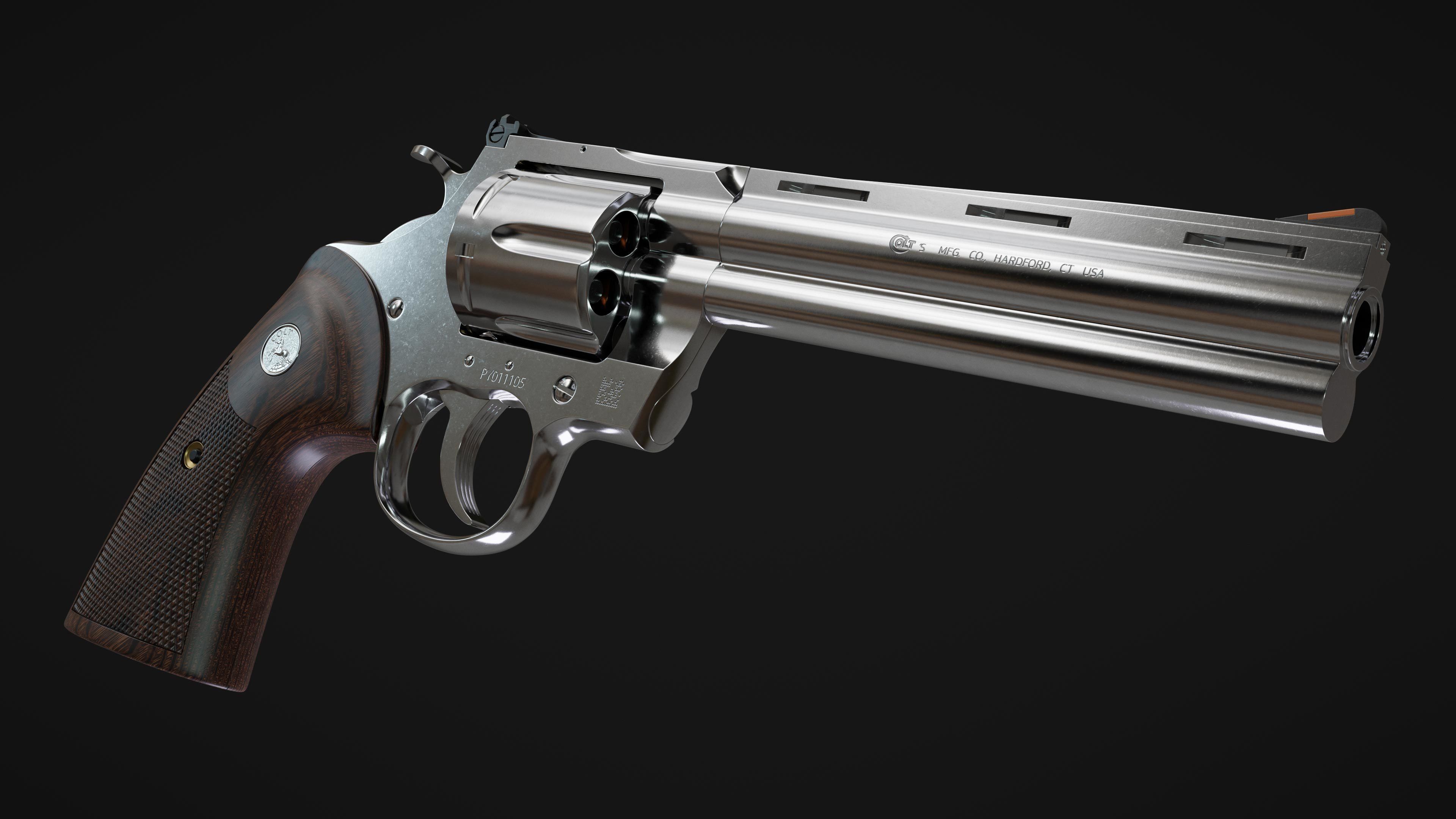 Colt Python 2020 3D model | CGTrader