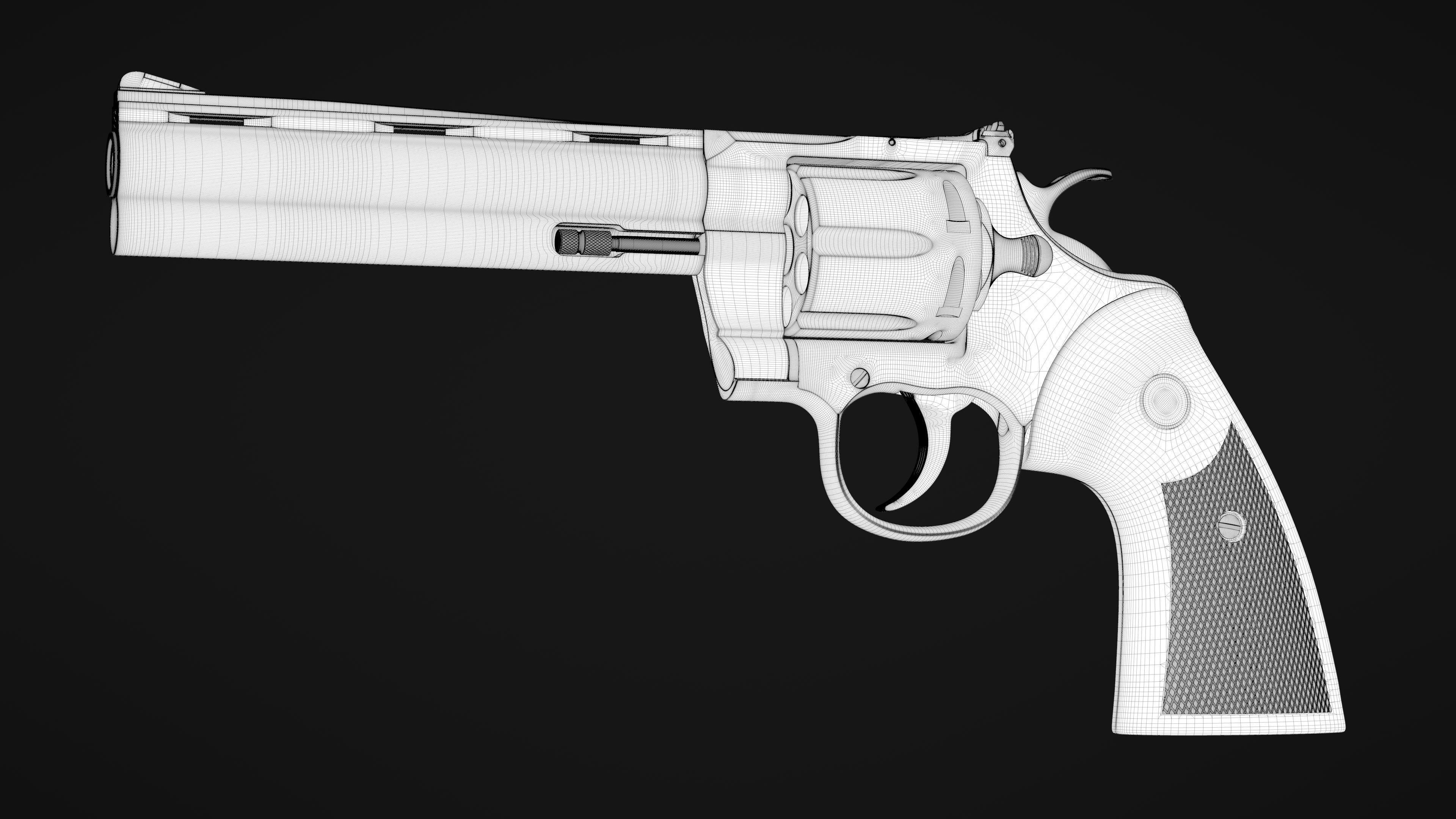 Colt Python 2020 3D model | CGTrader