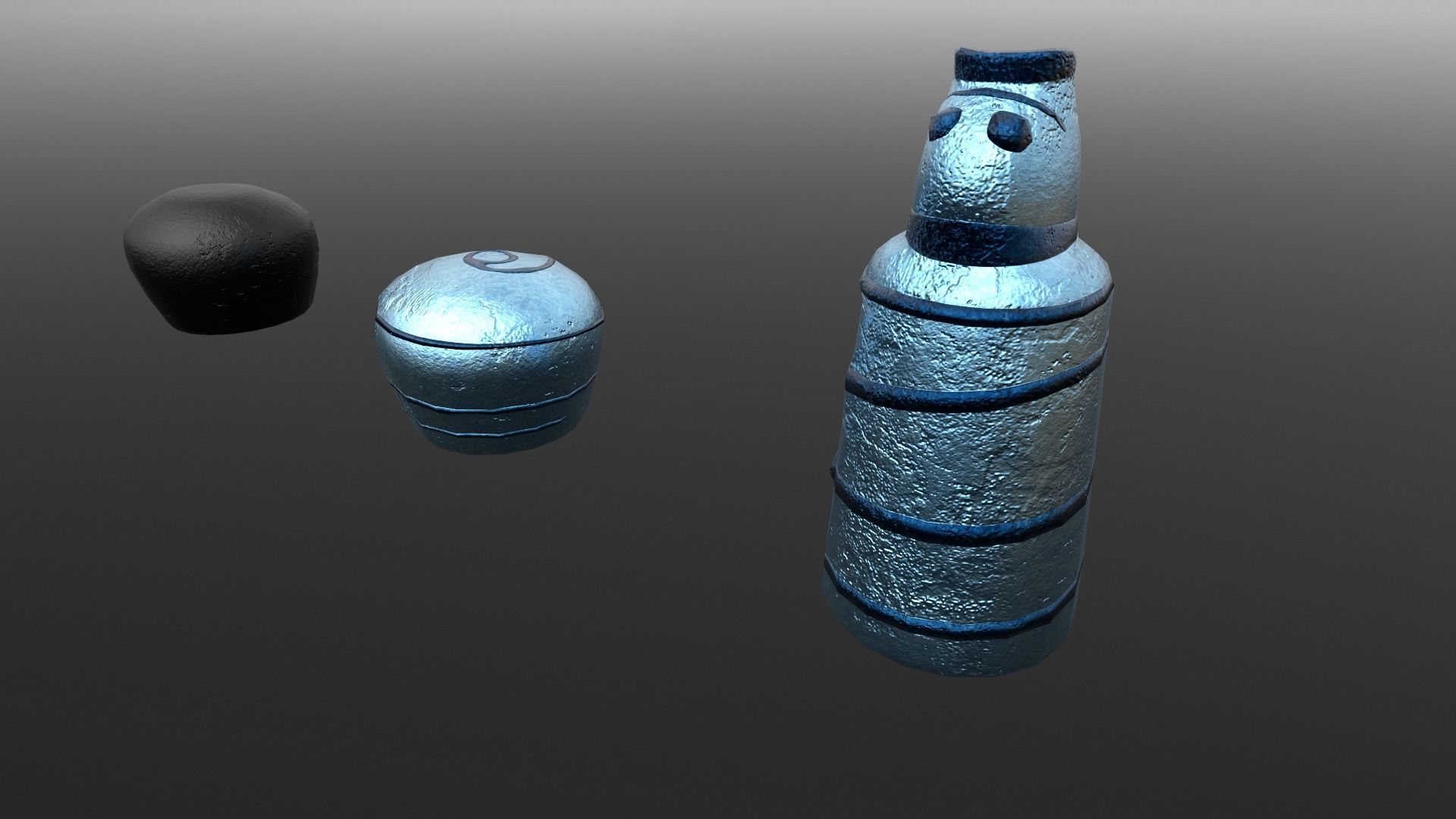 3D model Hnefatafl - Gameready Viking Boardgame models - Square version ...