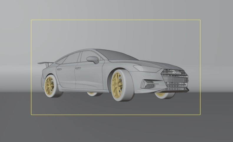 Custom Audi A7 Sedan free VR / AR / low-poly 3D model | CGTrader