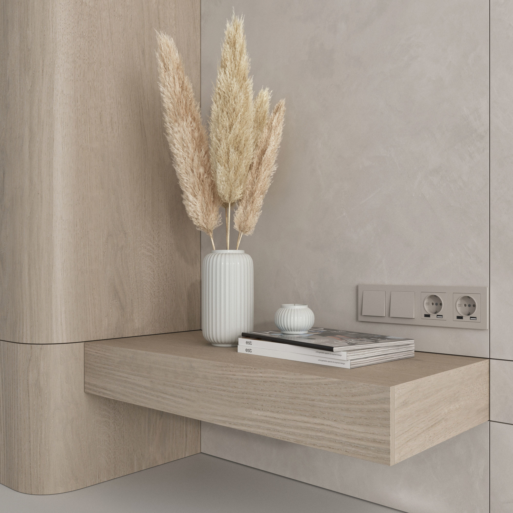 Decorative wall panel set 116 3D model | CGTrader