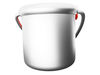3d open bucket with a paint color 3D model | CGTrader