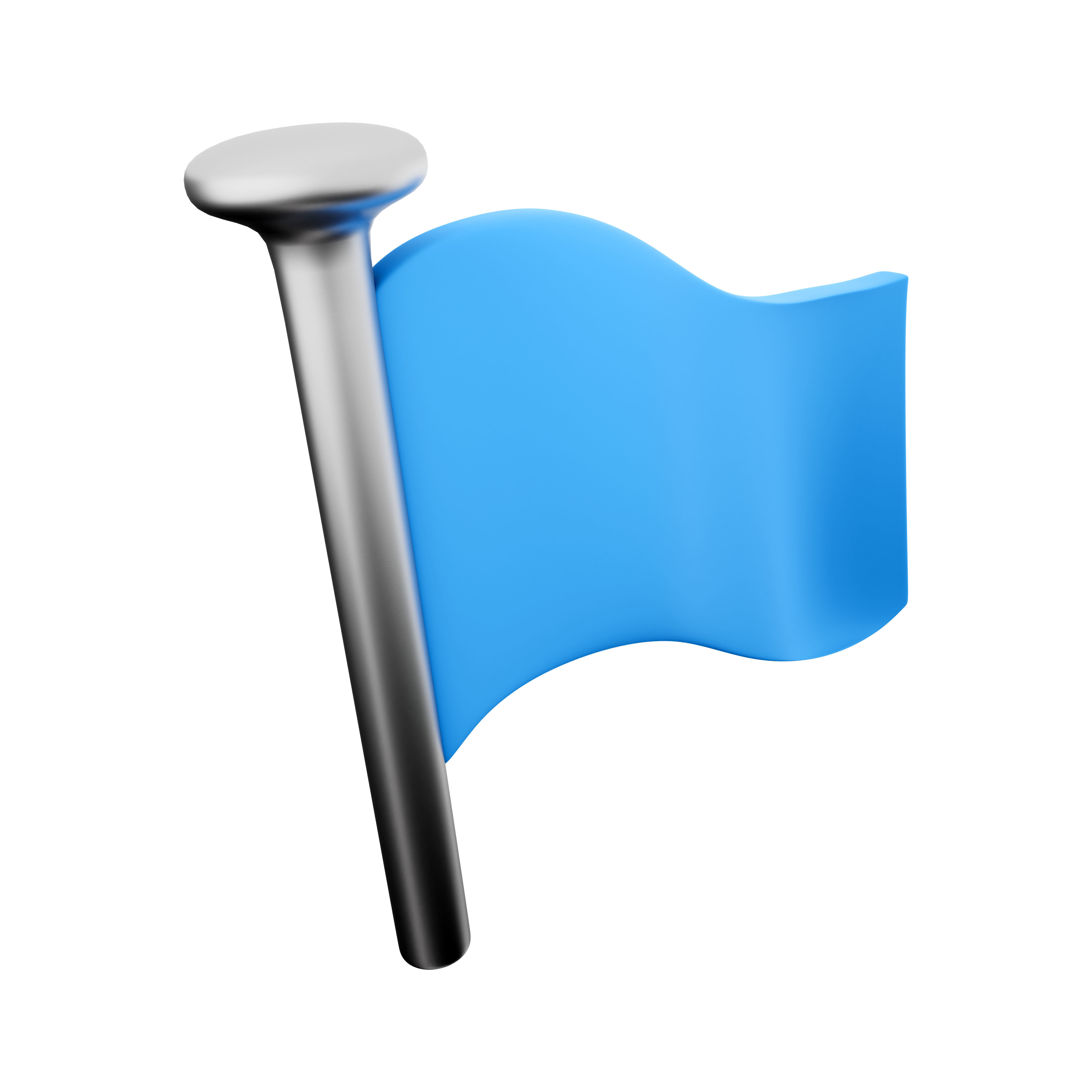 3d flag cartoon icon 3D model | CGTrader