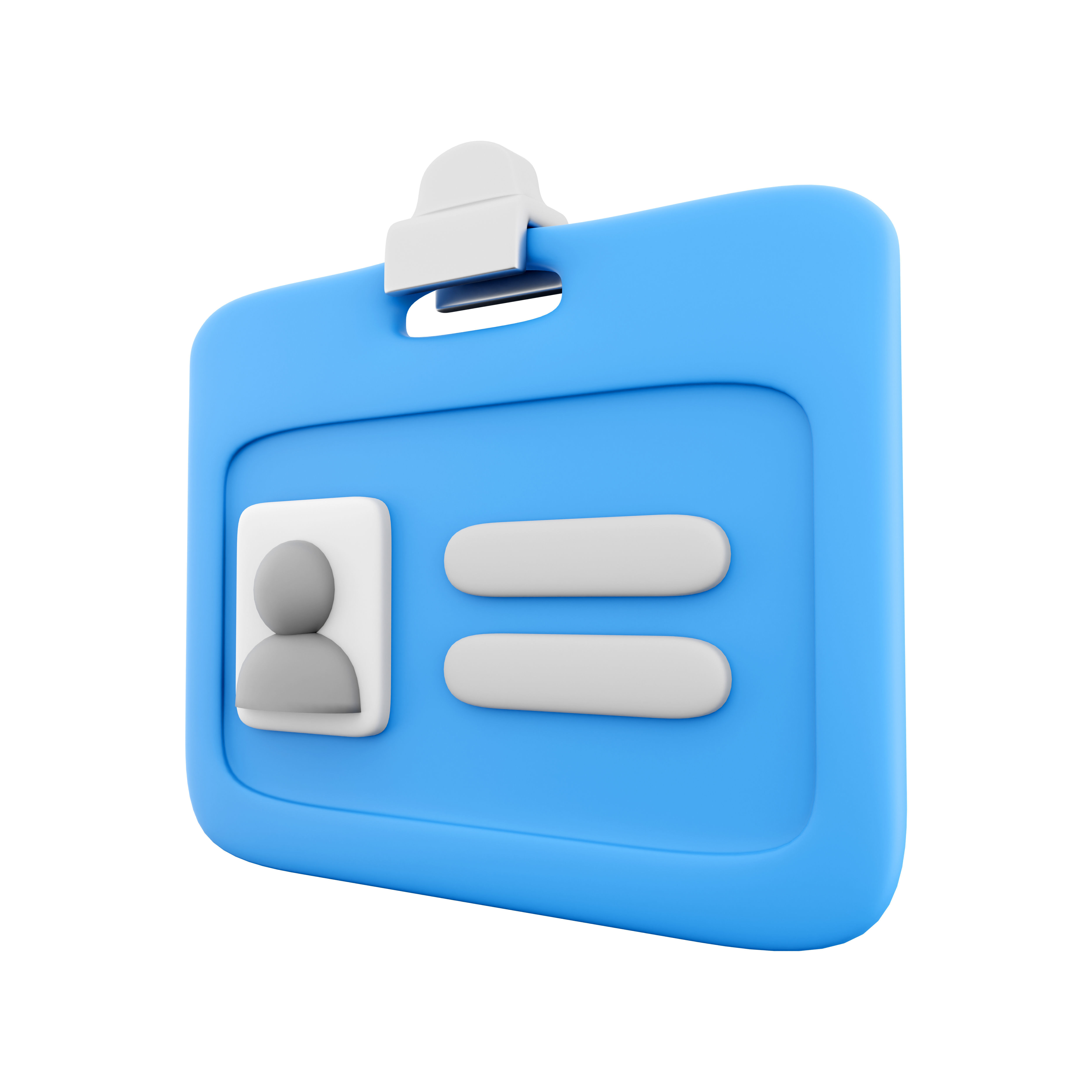 3d ID card cartoon icon 3D model | CGTrader