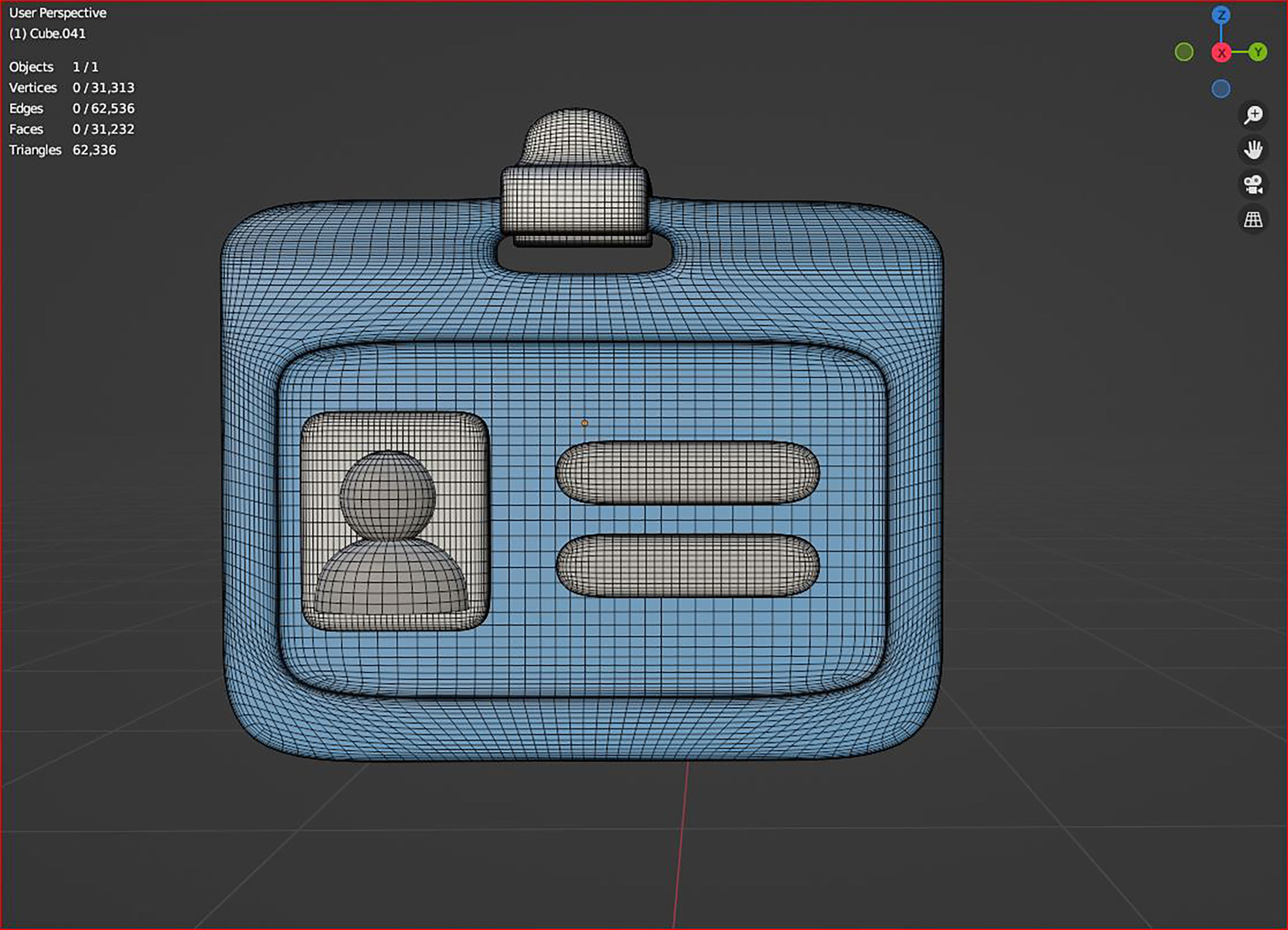 3d ID card cartoon icon 3D model | CGTrader