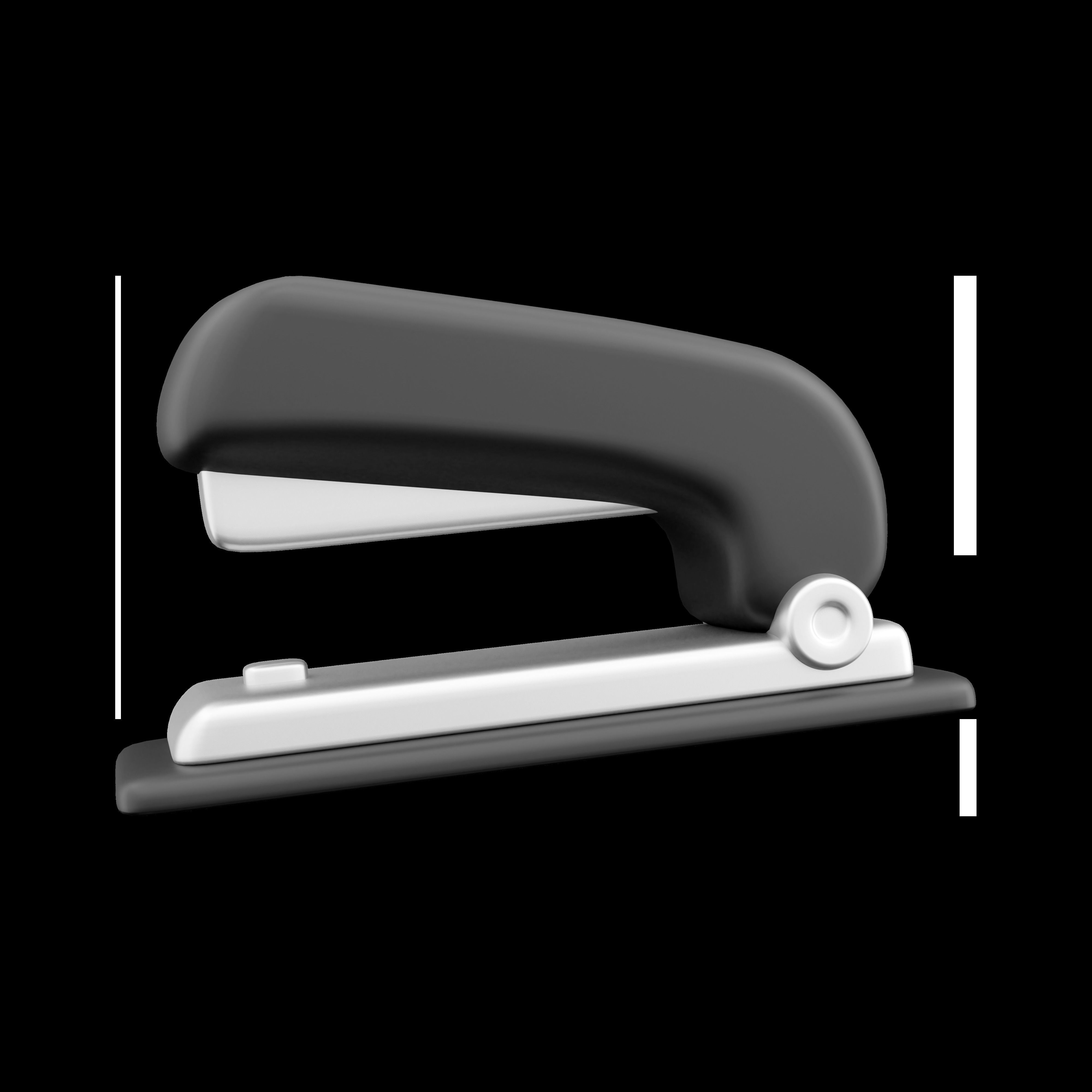 3d mechanical office paper stapler icon 3D model | CGTrader
