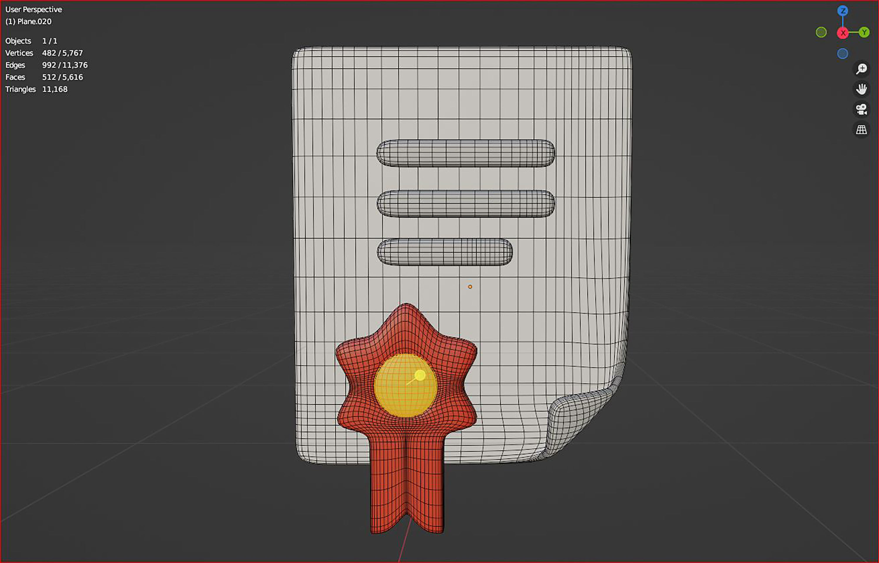 3d certificate or diploma stamped with a medal 3D model | CGTrader
