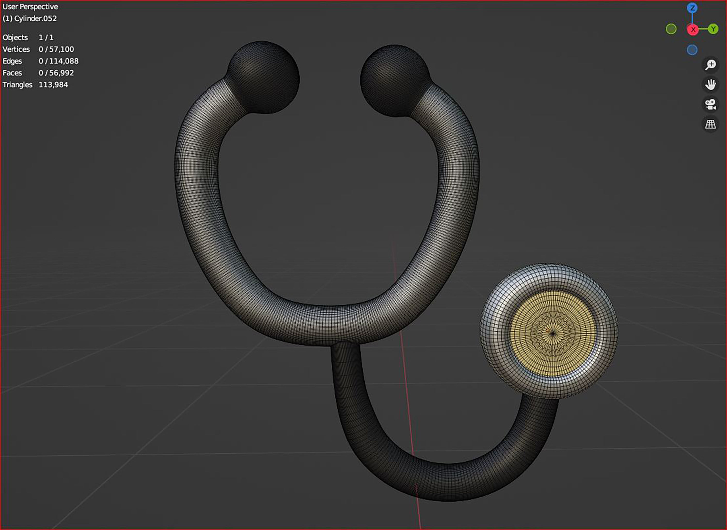 3d stethoscope cartoon icon 3D model | CGTrader