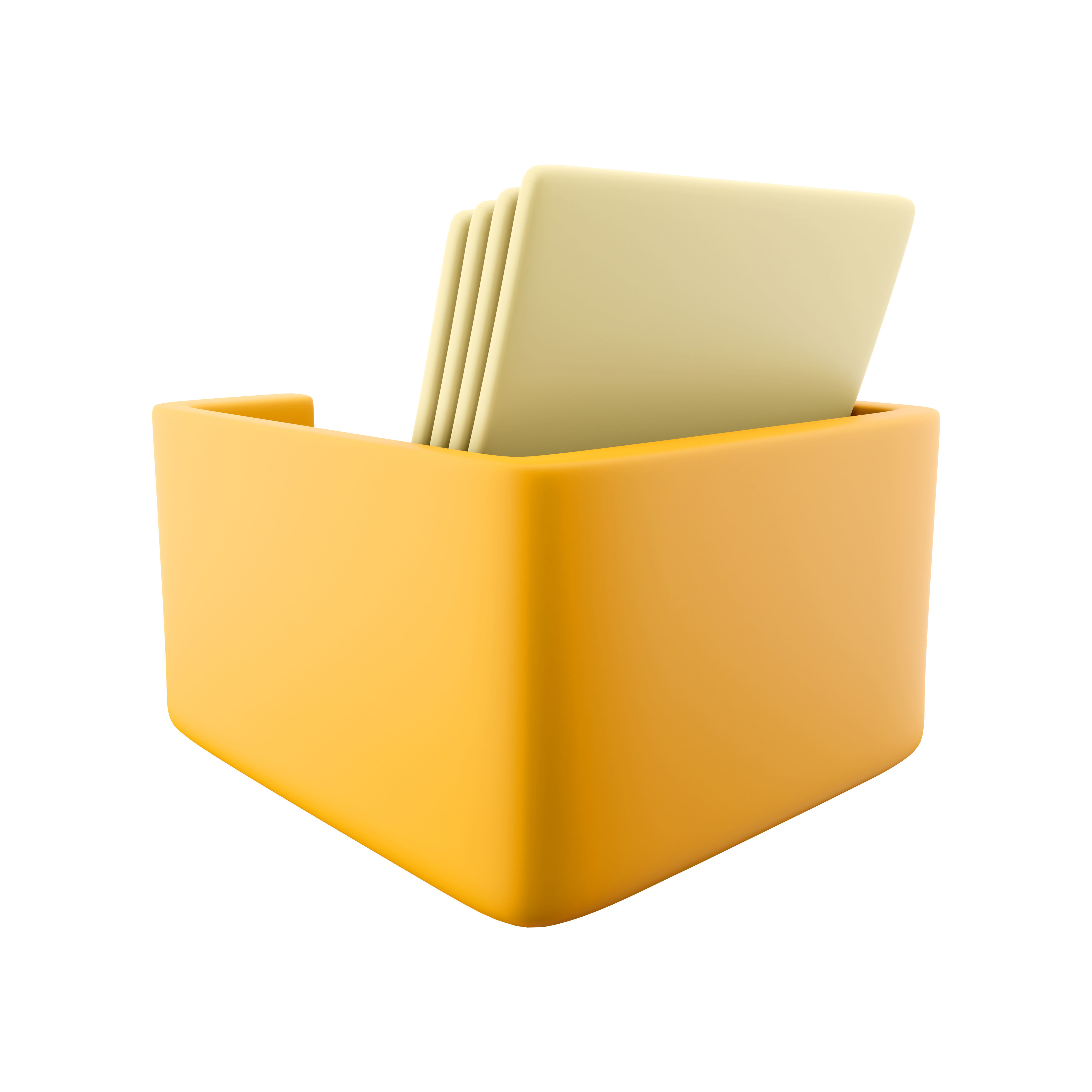 3d archive box cartoon icon 3D model | CGTrader