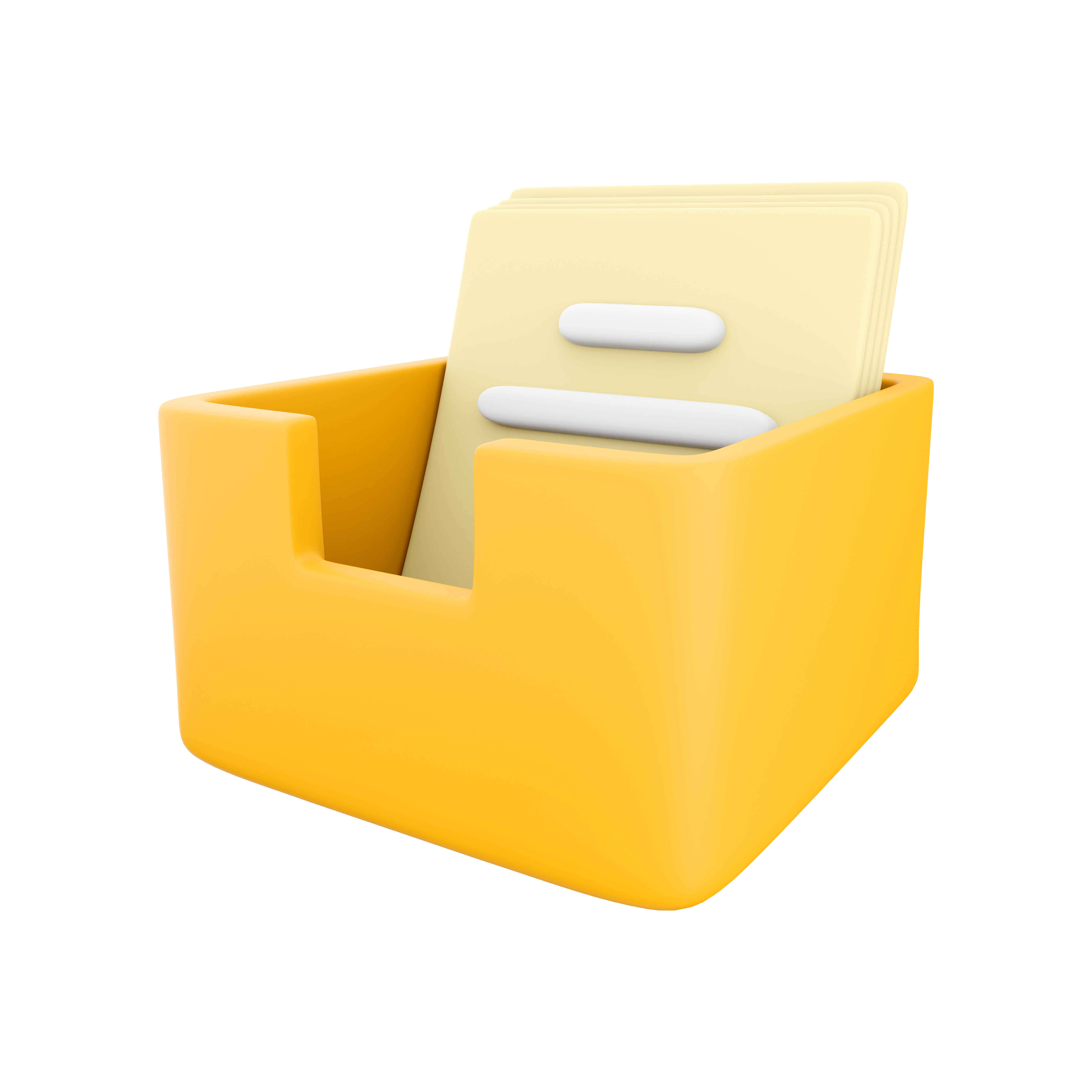 3d archive box cartoon icon 3D model | CGTrader