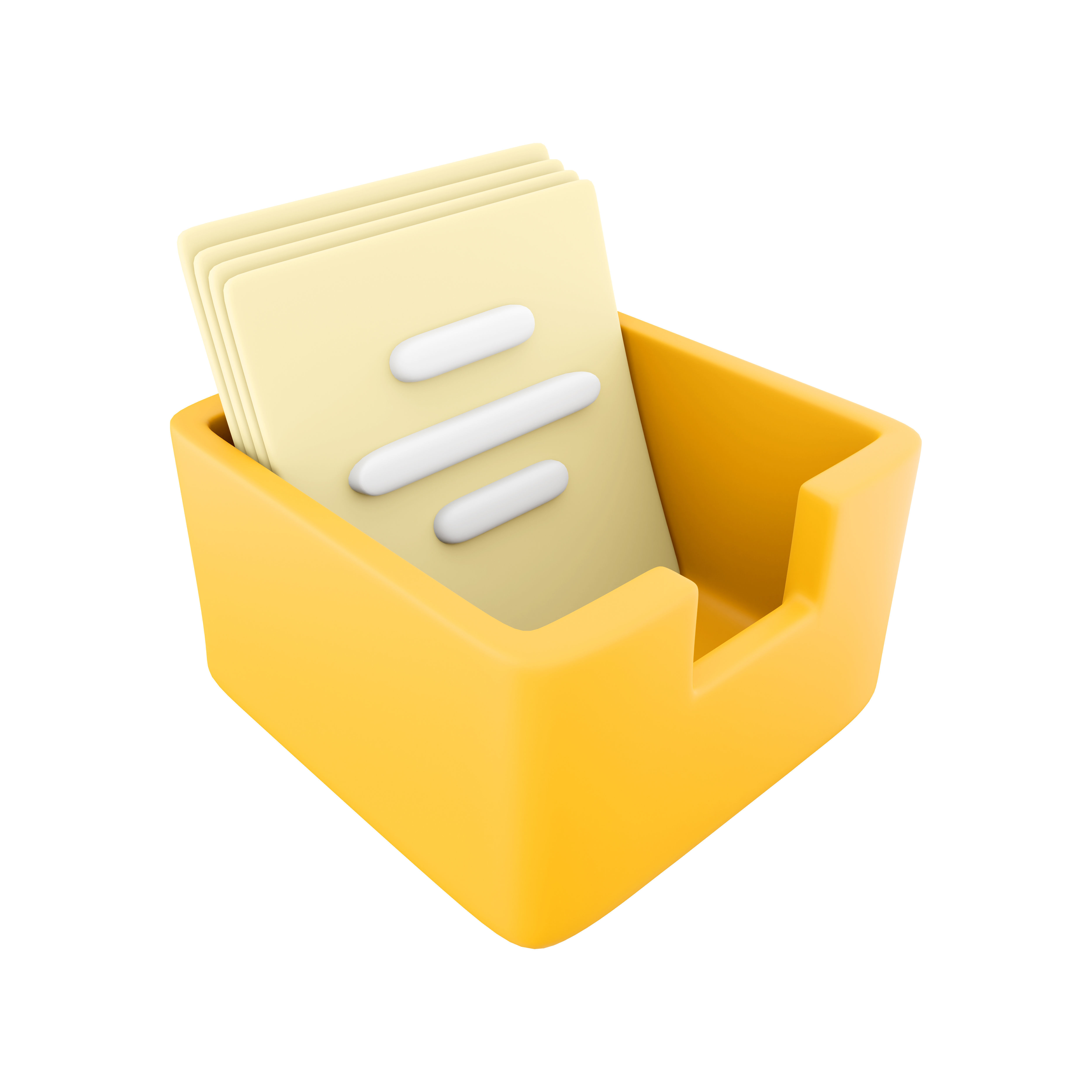 3d archive box cartoon icon 3D model | CGTrader
