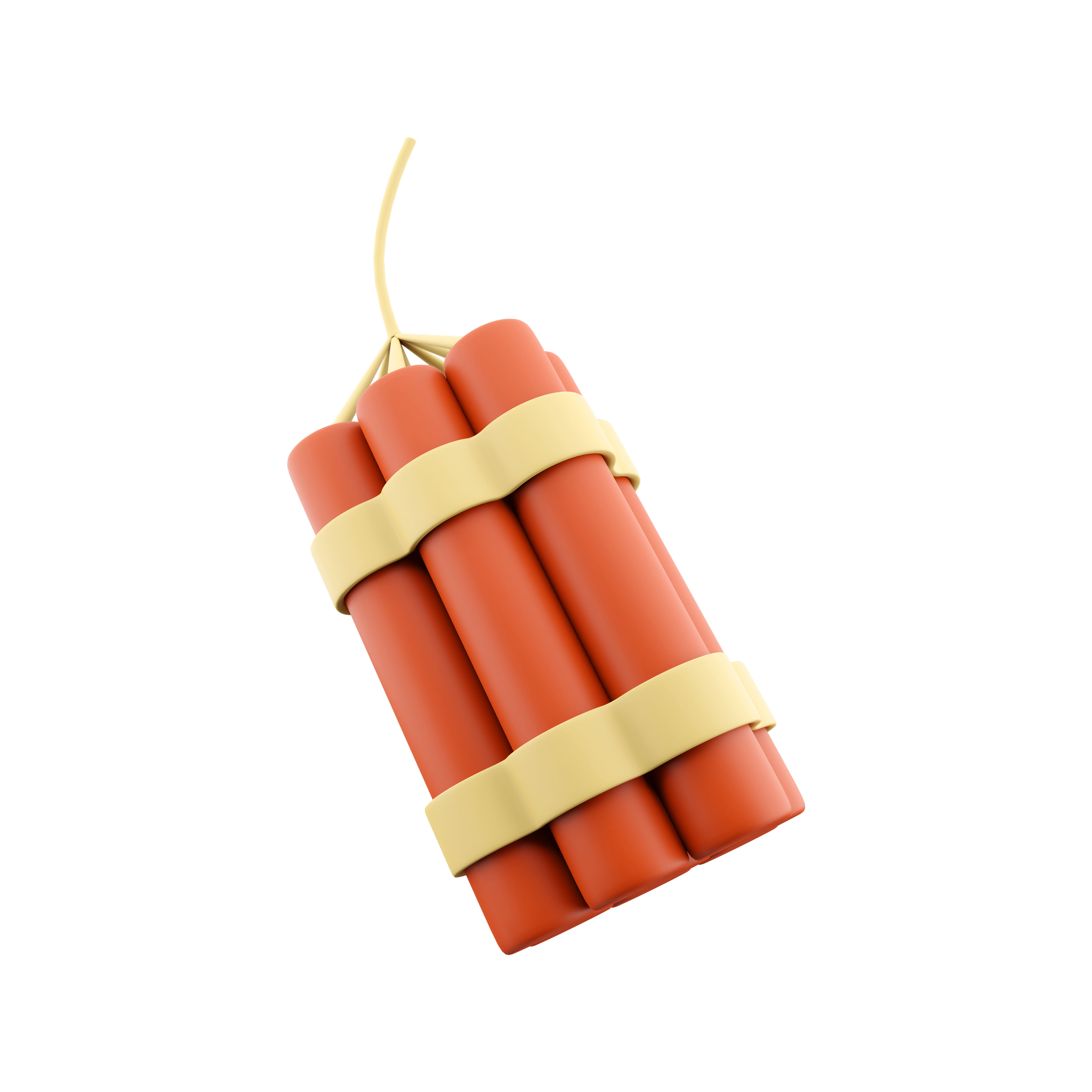 3d dynamite bomb cartoon icon 3D model | CGTrader