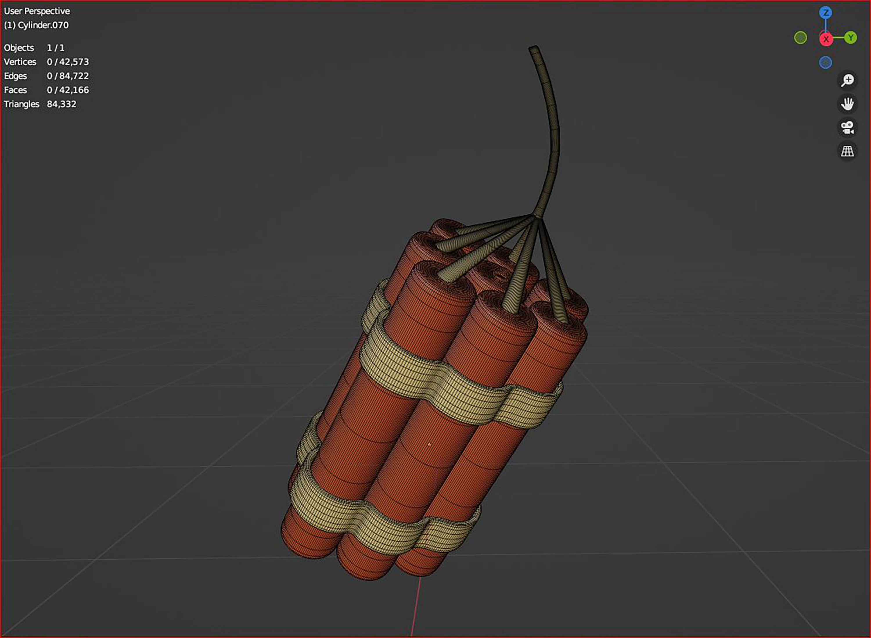 3d dynamite bomb cartoon icon 3D model | CGTrader