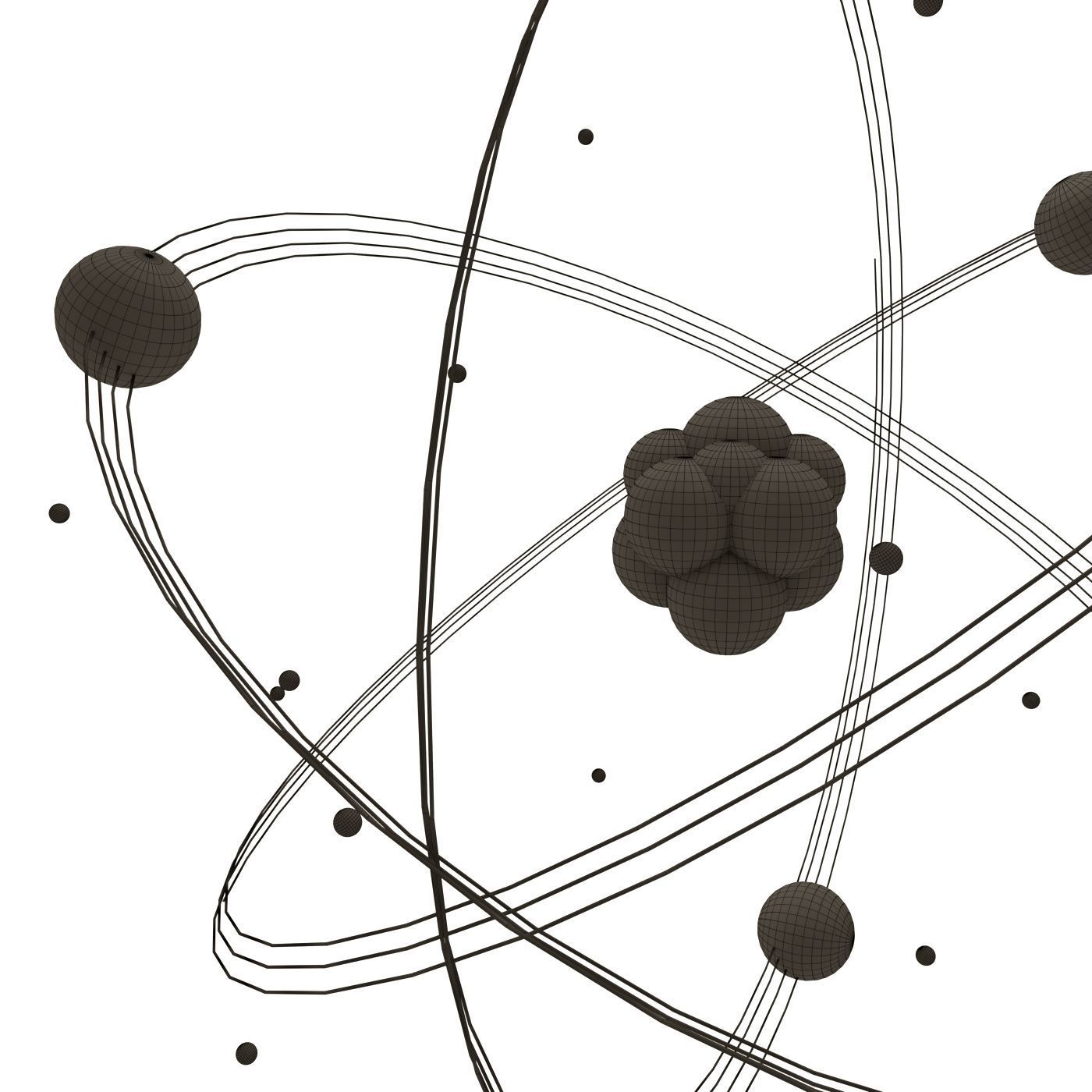 Atom 3 3D model | CGTrader