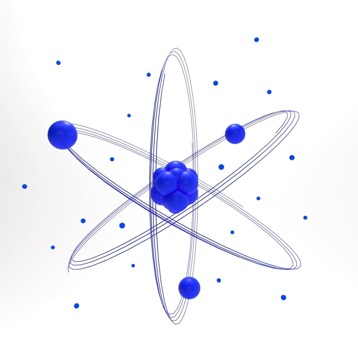 Atom 3 3D model | CGTrader