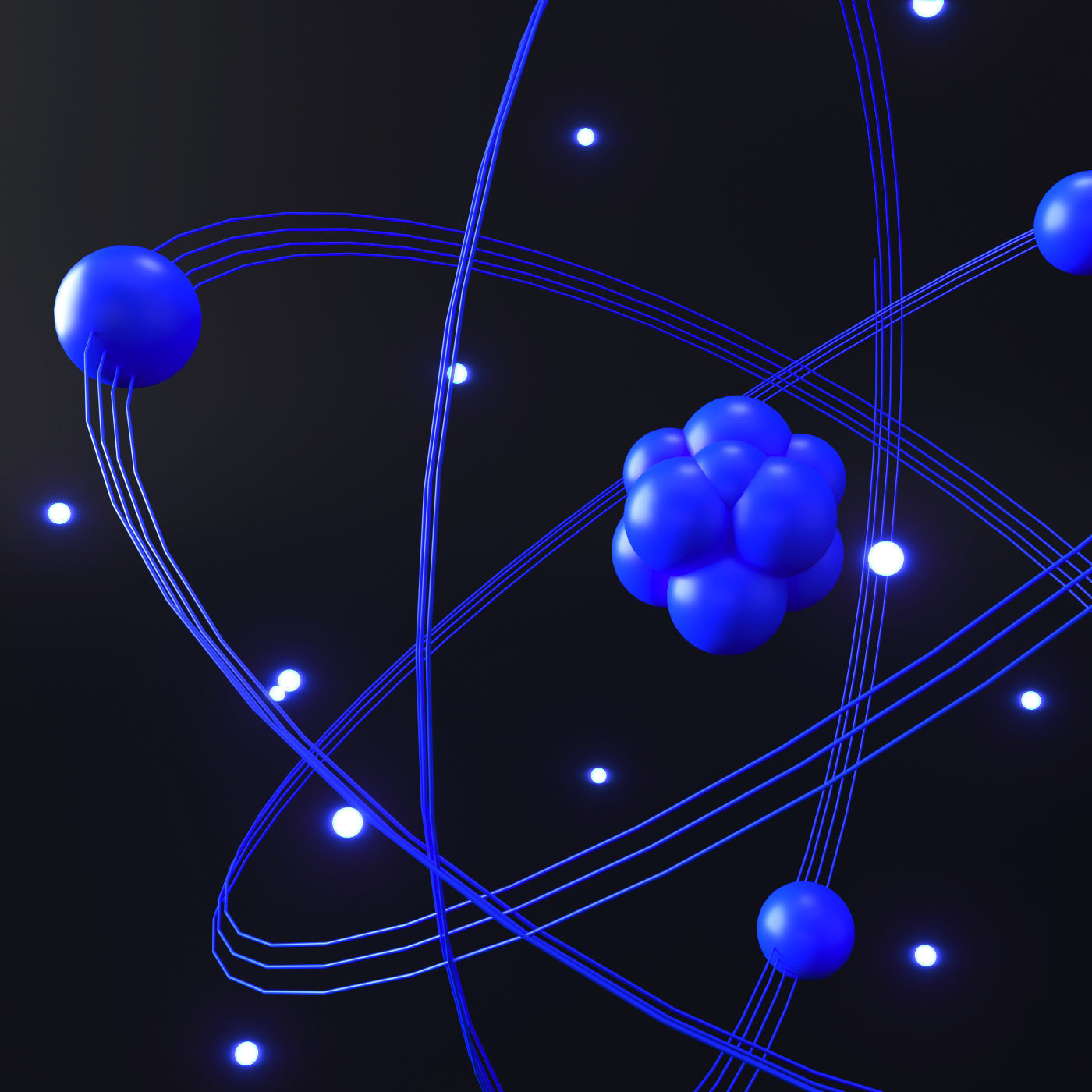 Atom 3 3D model | CGTrader