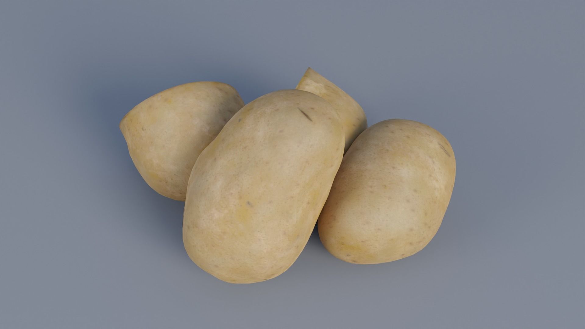 3D model Potato VR / AR / low-poly | CGTrader